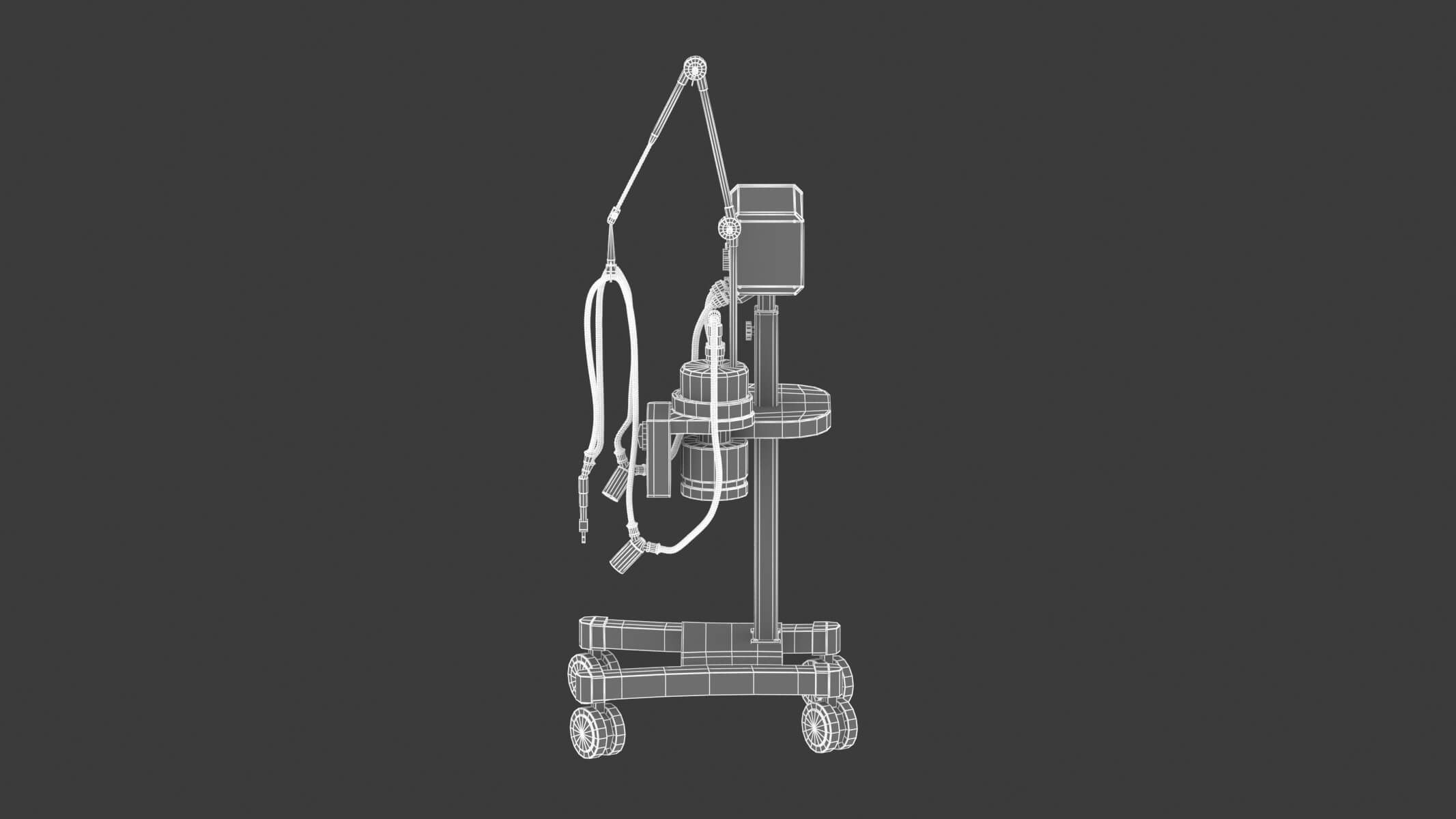 Medical Oxygen Gas Analyzer - 3D Model by frezzy