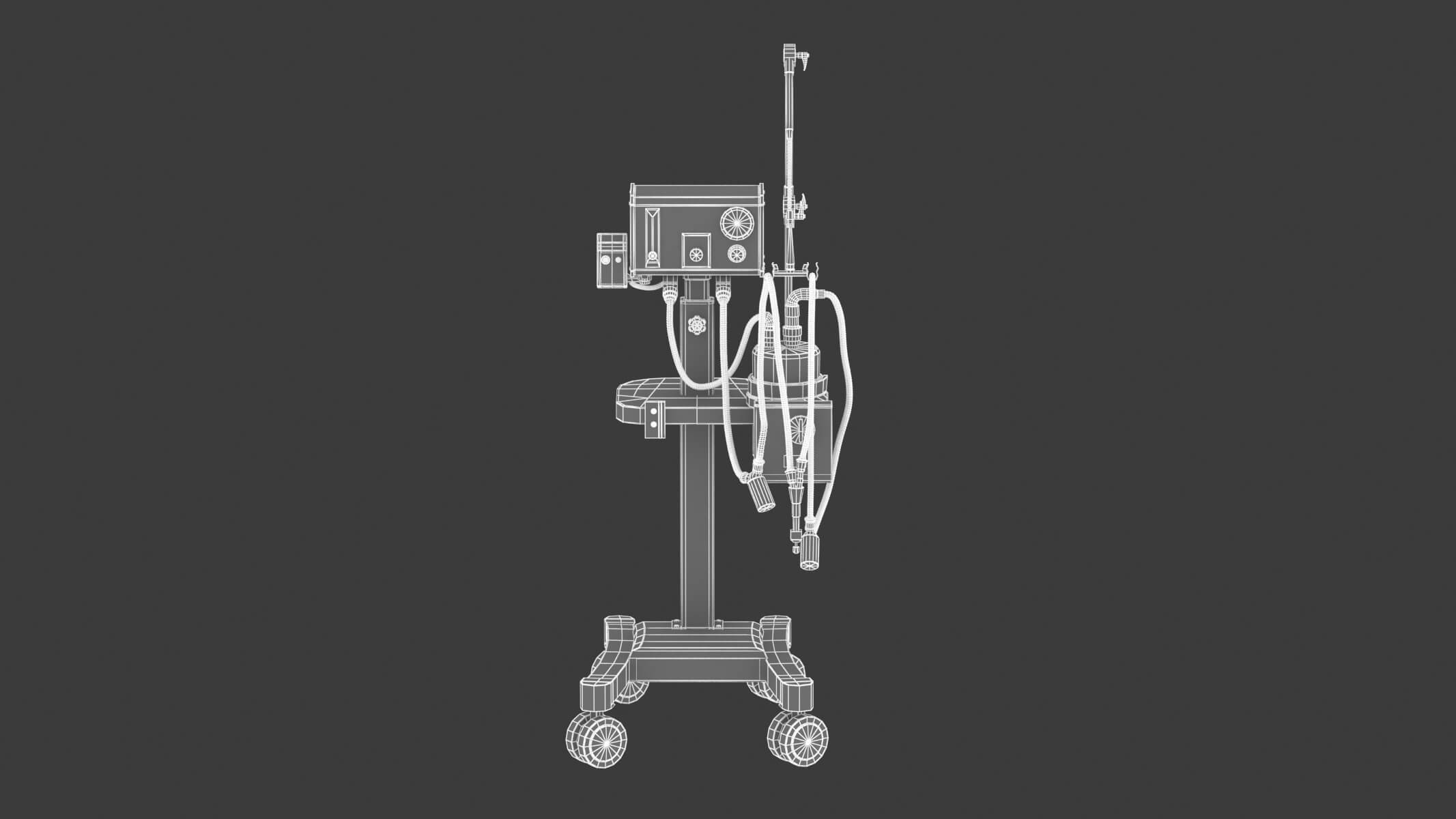 Medical Oxygen Gas Analyzer - 3D Model by frezzy