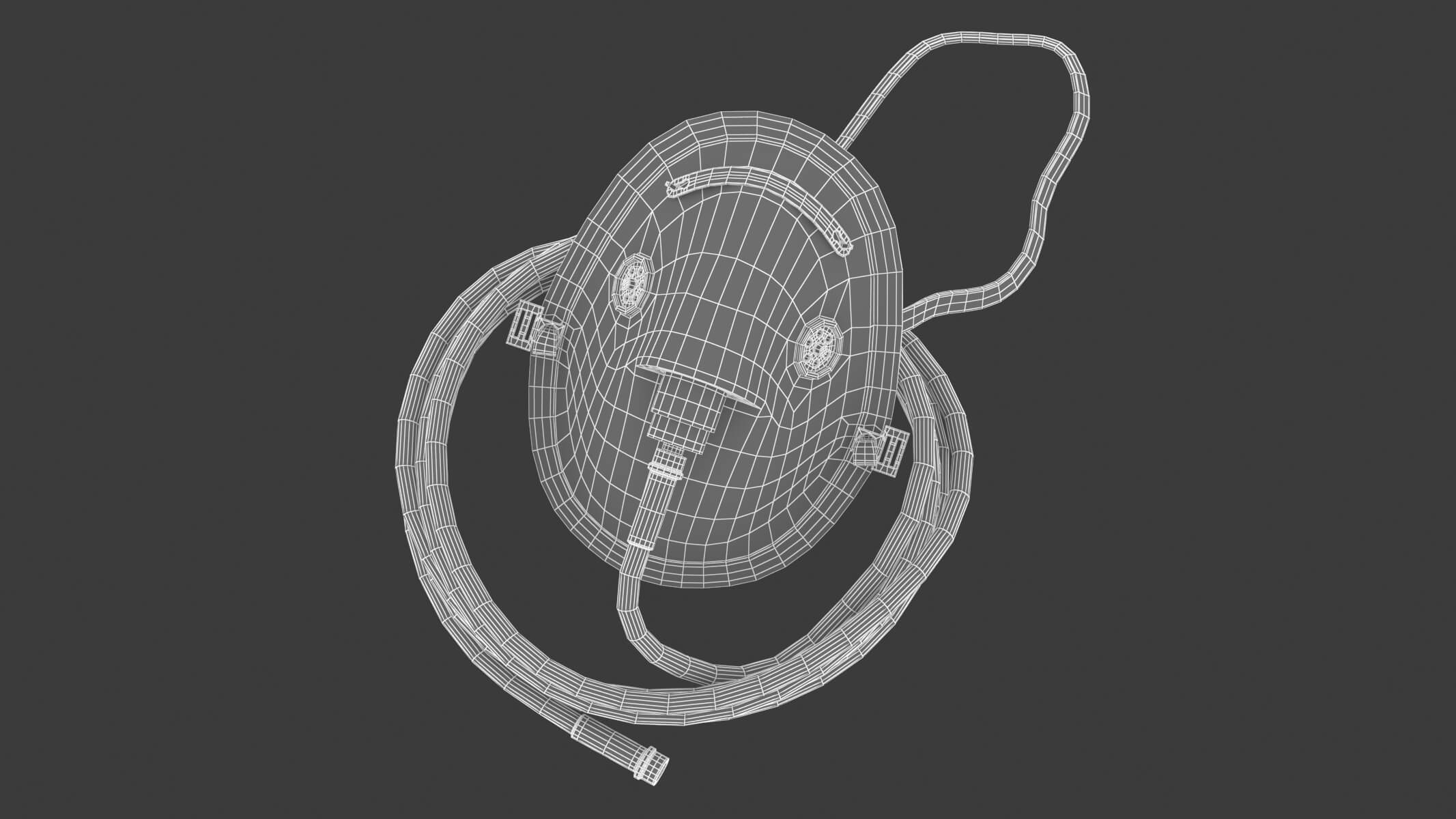 Medical Oxygen Mask - 3D Model by frezzy