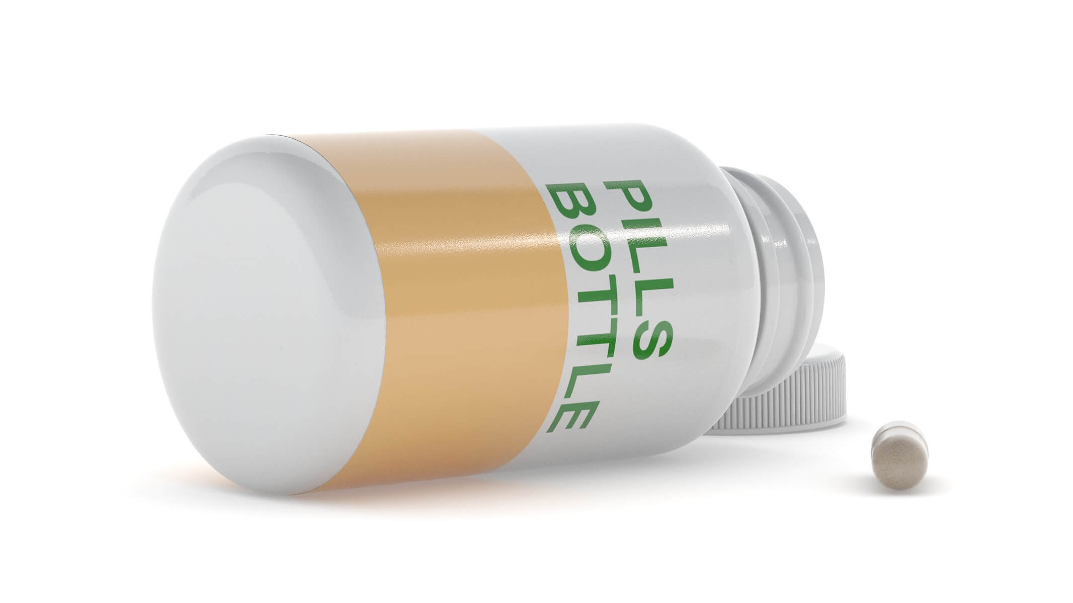 Medical Pill Bottle 01 - 3D Model by frezzy