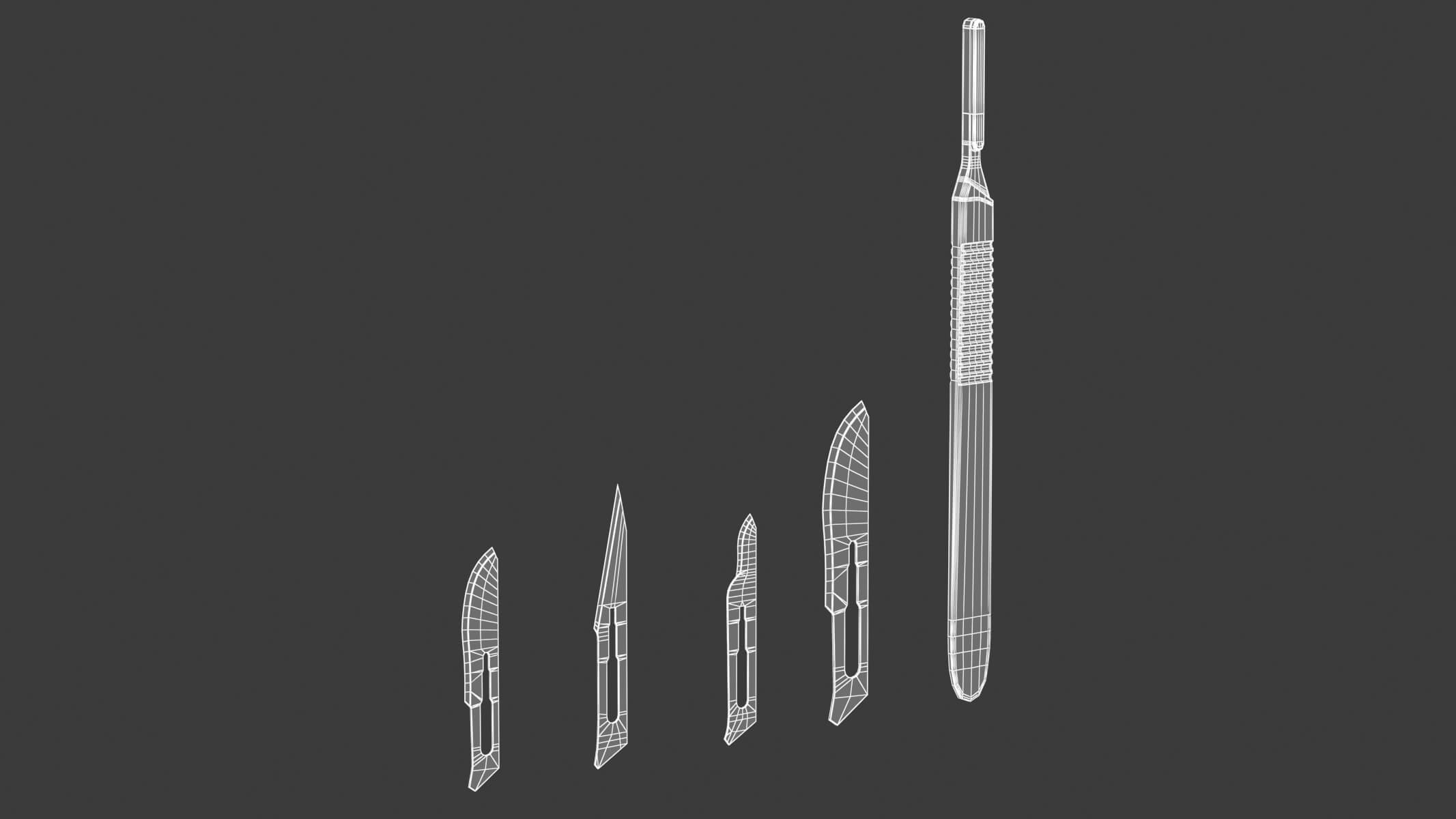 Medical Scalpel - 3D Model by frezzy