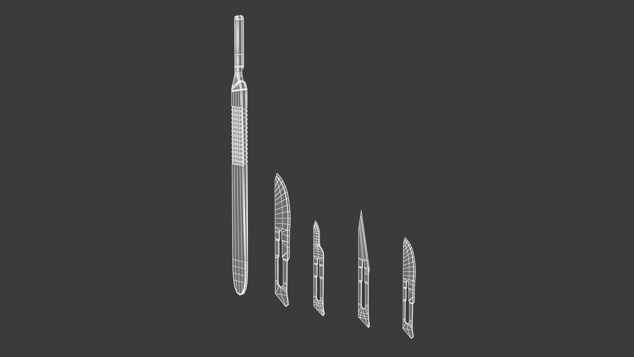 Medical Scalpel - 3D Model by frezzy