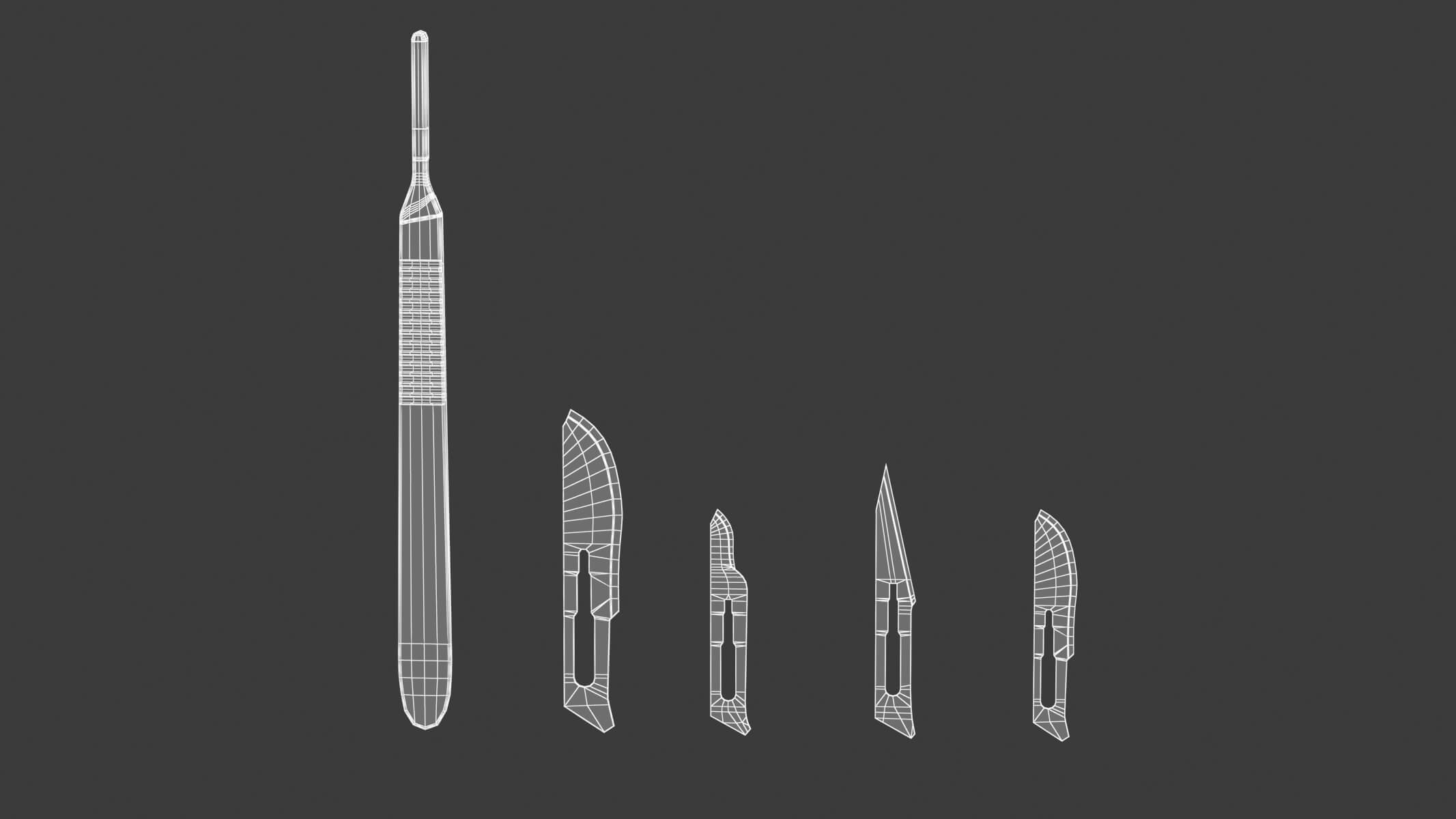 Medical Scalpel - 3D Model by frezzy