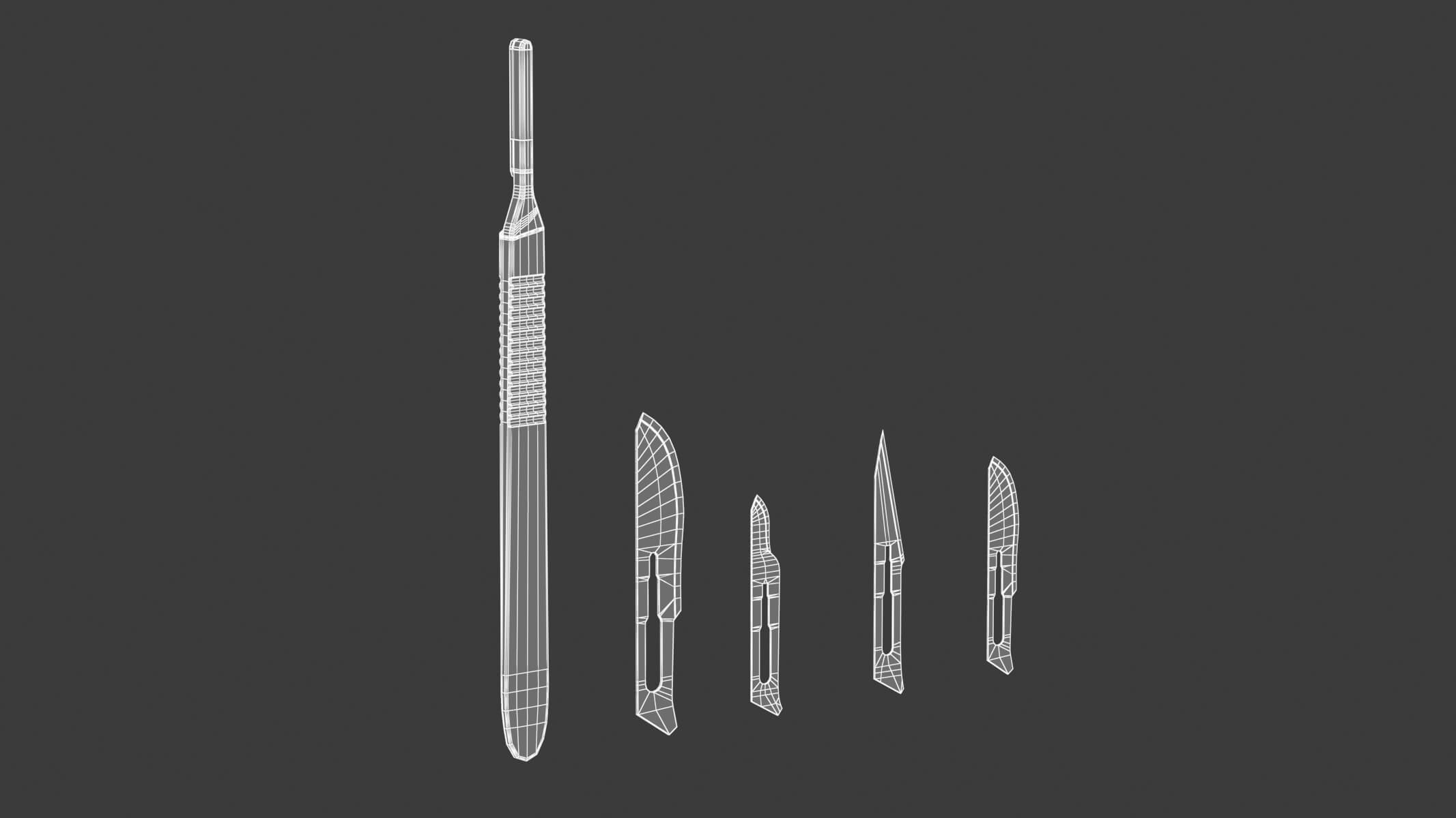 Medical Scalpel - 3D Model by frezzy