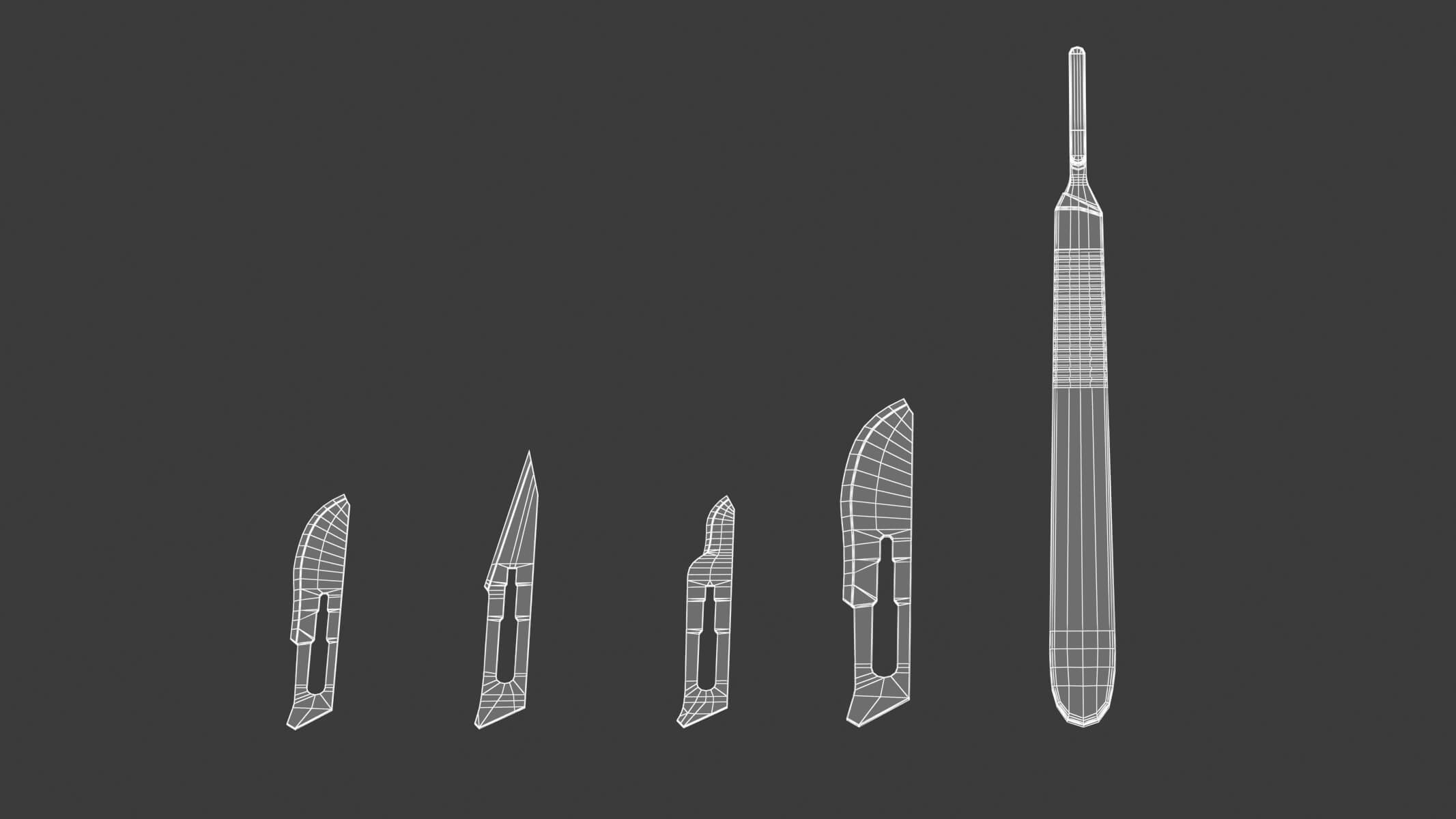 Medical Scalpel - 3D Model by frezzy