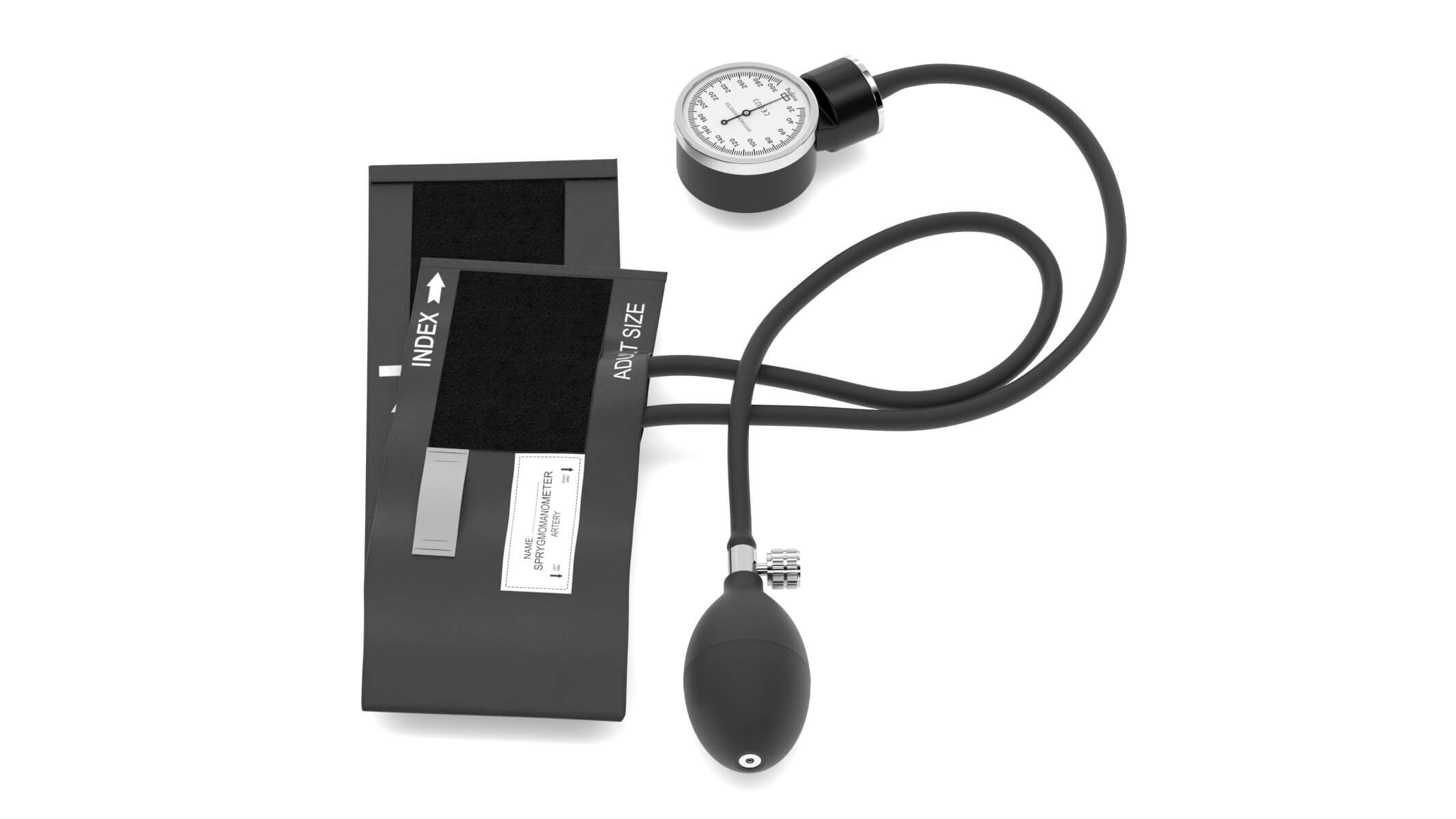 Medical Sphygmomanometer - 3D Model by frezzy