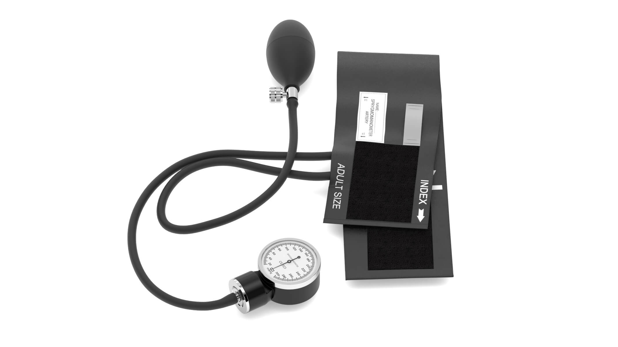 Medical Sphygmomanometer - 3D Model by frezzy