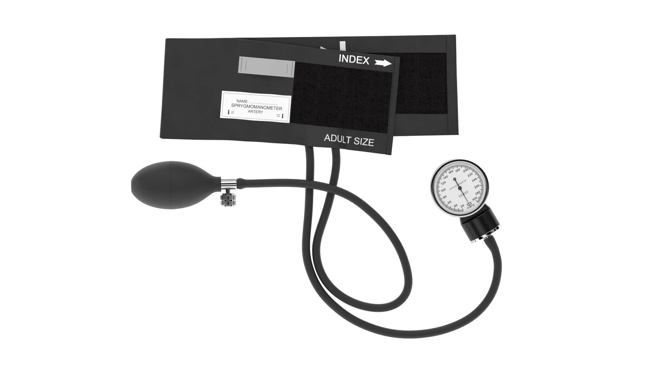 Medical Sphygmomanometer - 3D Model by frezzy