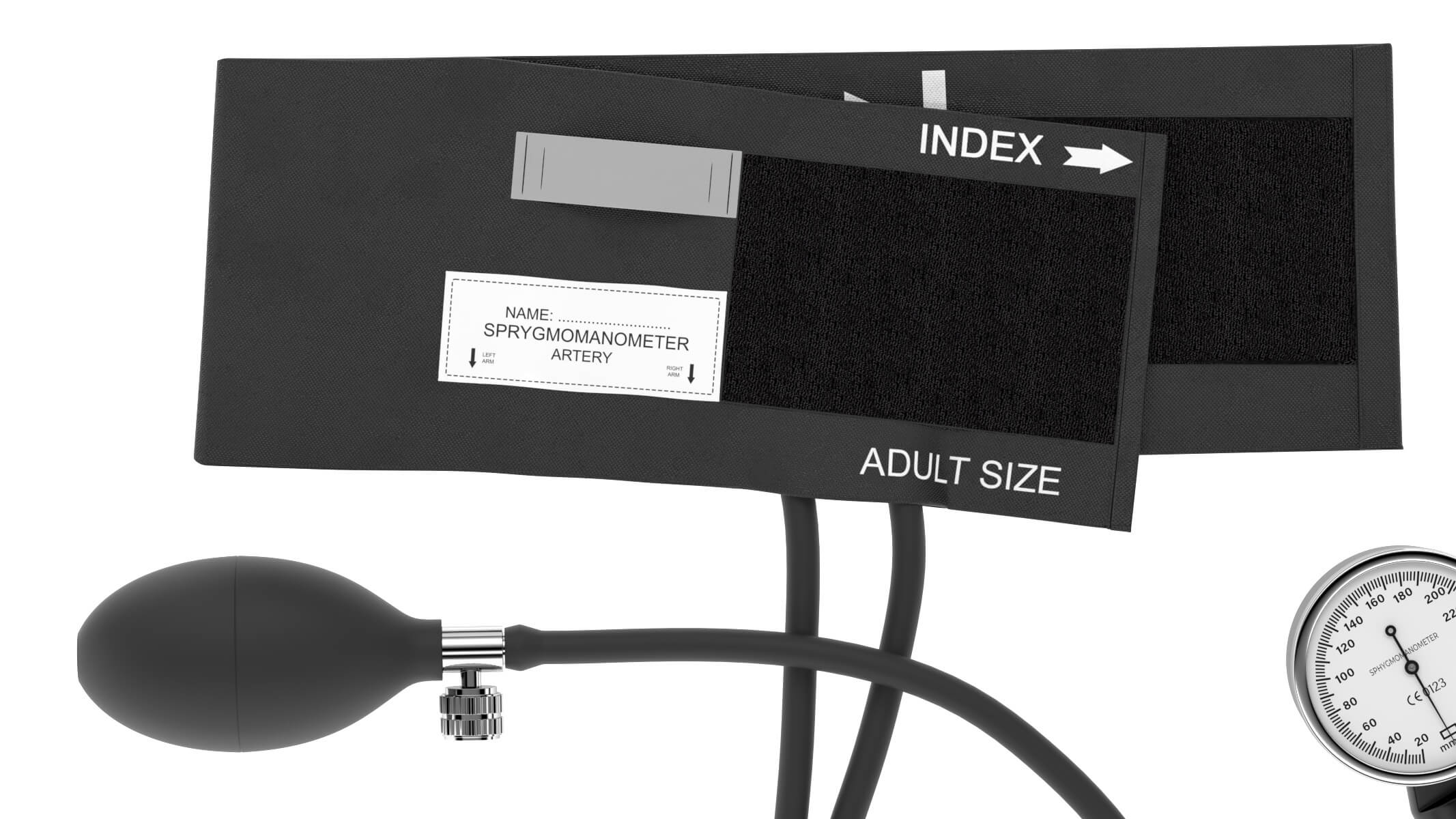Medical Sphygmomanometer - 3D Model by frezzy