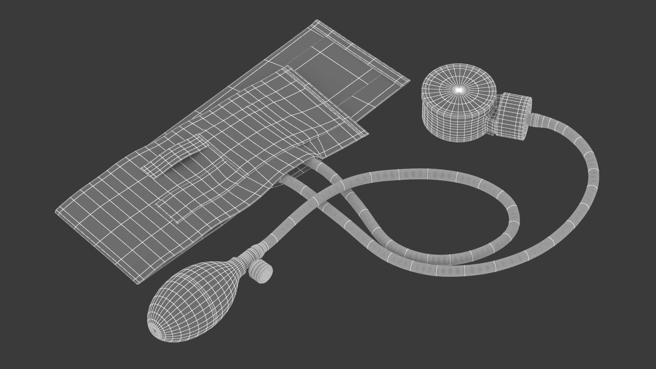 Medical Sphygmomanometer - 3D Model by frezzy