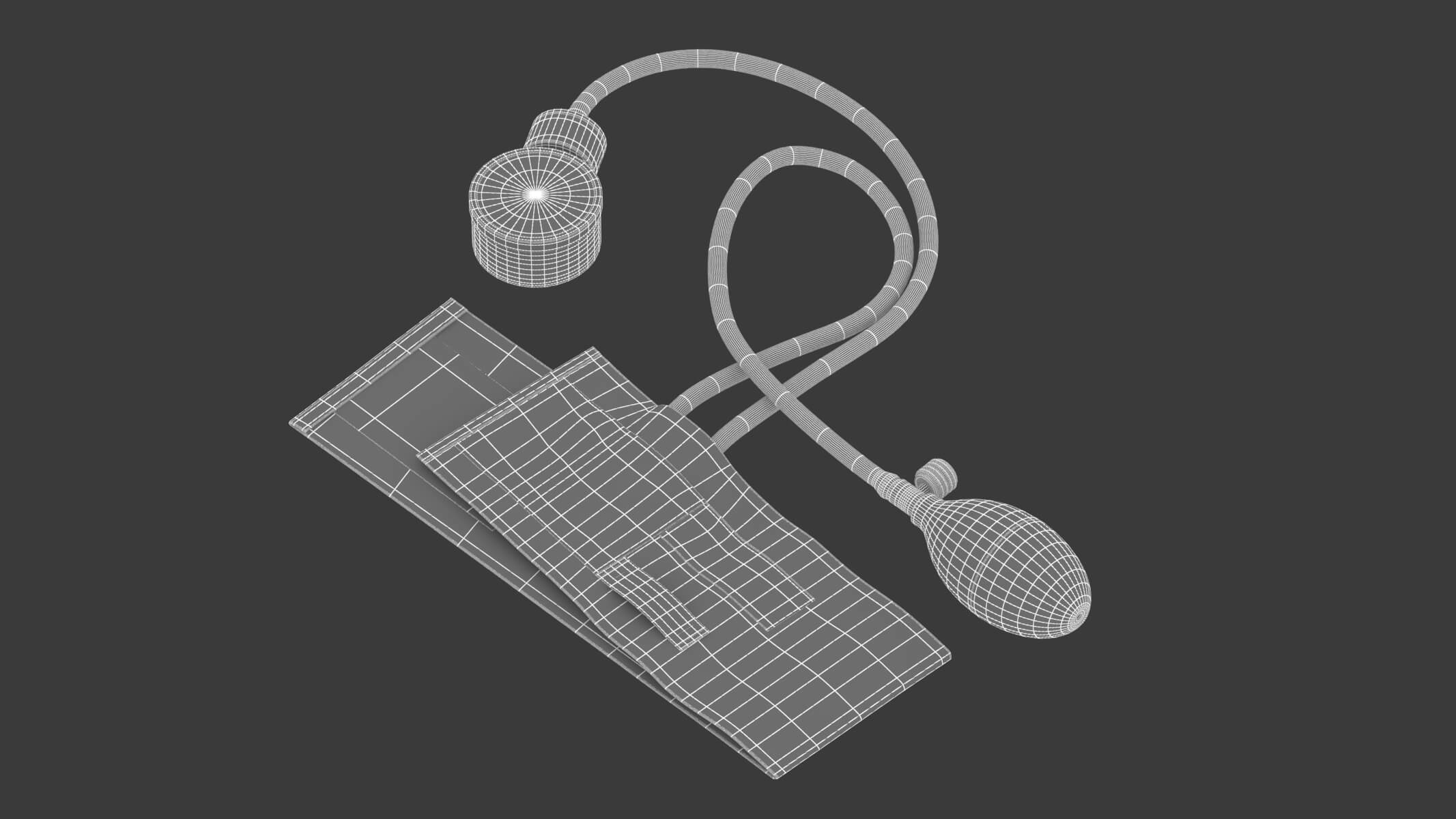 Medical Sphygmomanometer - 3D Model by frezzy