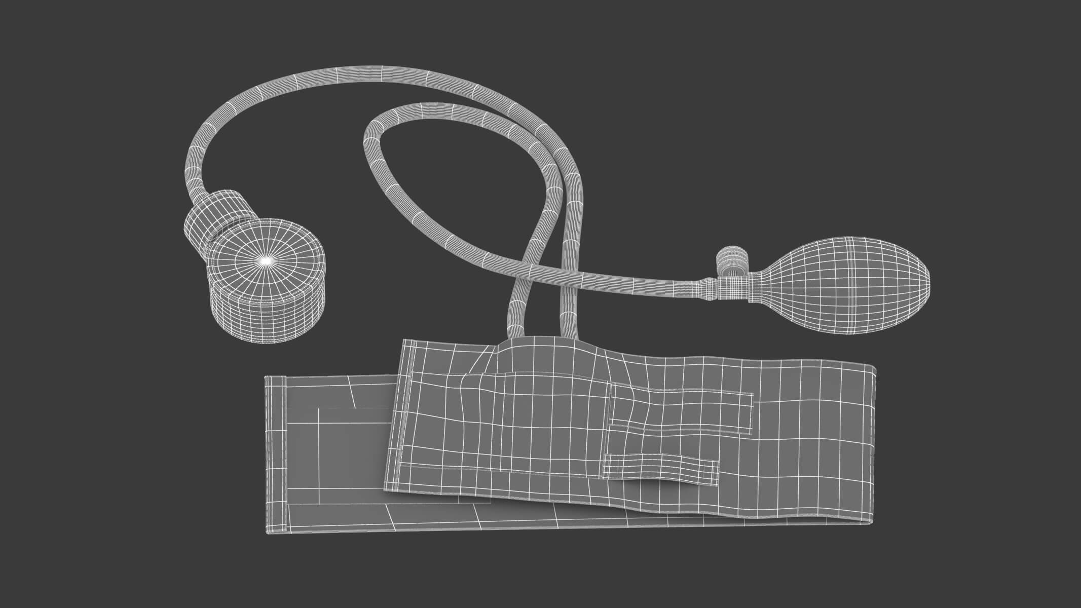 Medical Sphygmomanometer - 3D Model by frezzy
