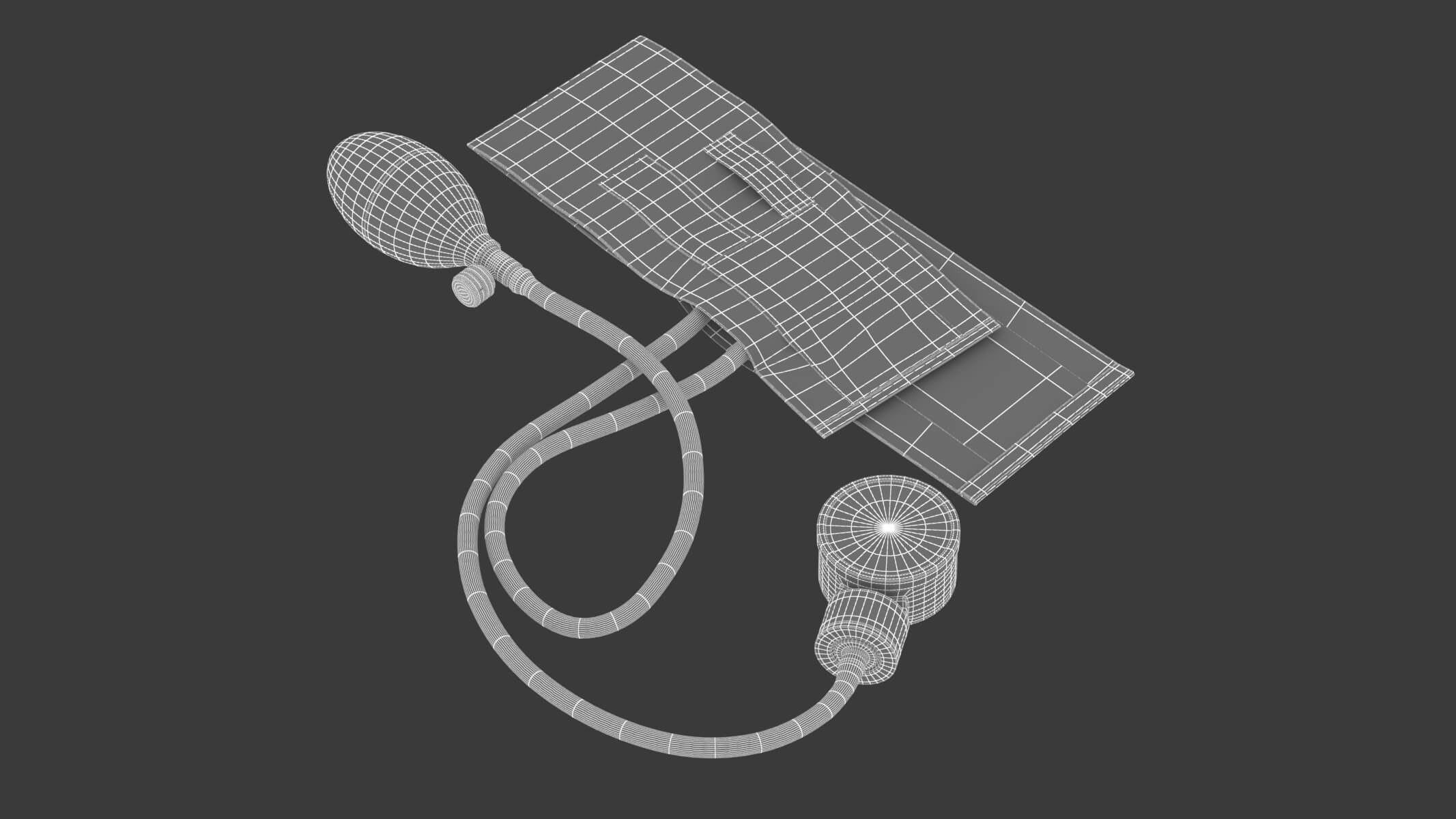 Medical Sphygmomanometer - 3D Model by frezzy
