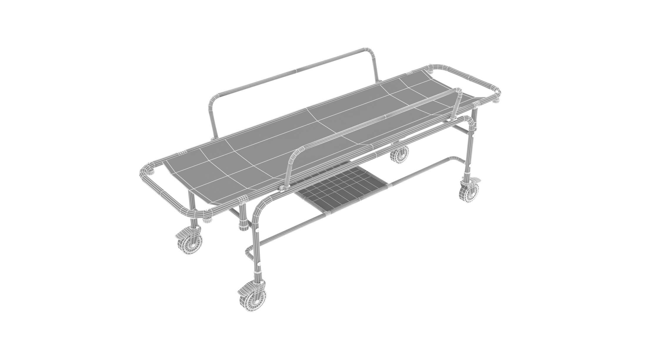 Medical Stretcher - 3D Model by frezzy