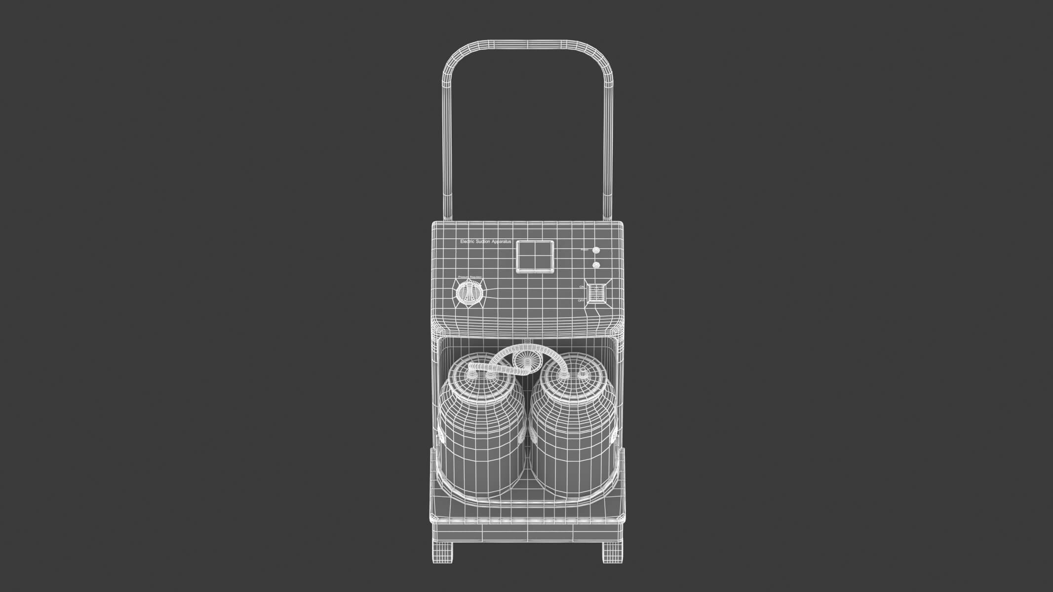 Medical Suction Machine - 3D Model by frezzy