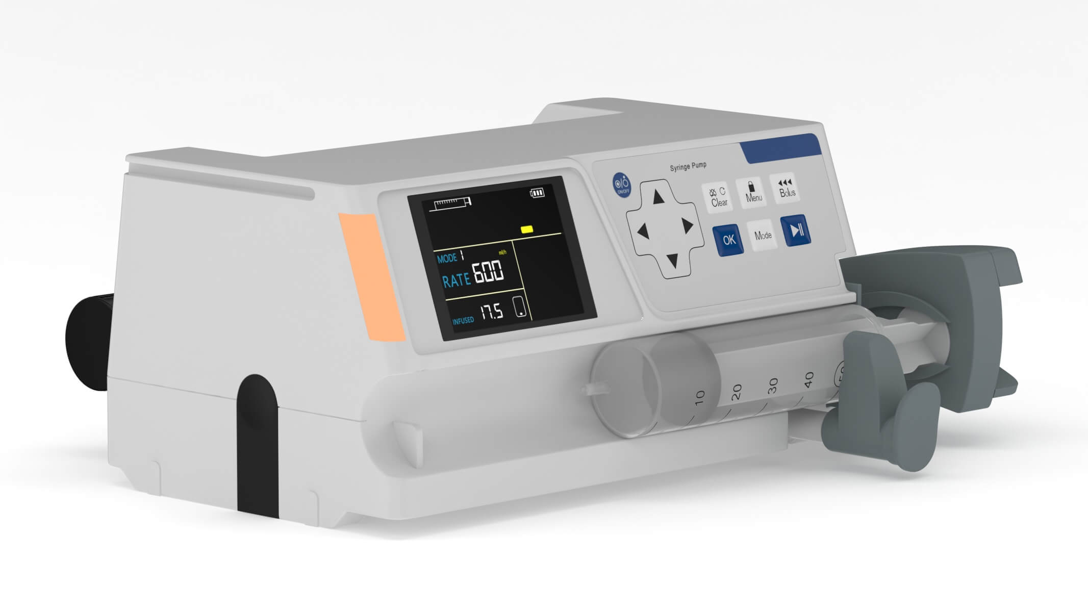 Medical Syringe Pump - 3D Model by frezzy