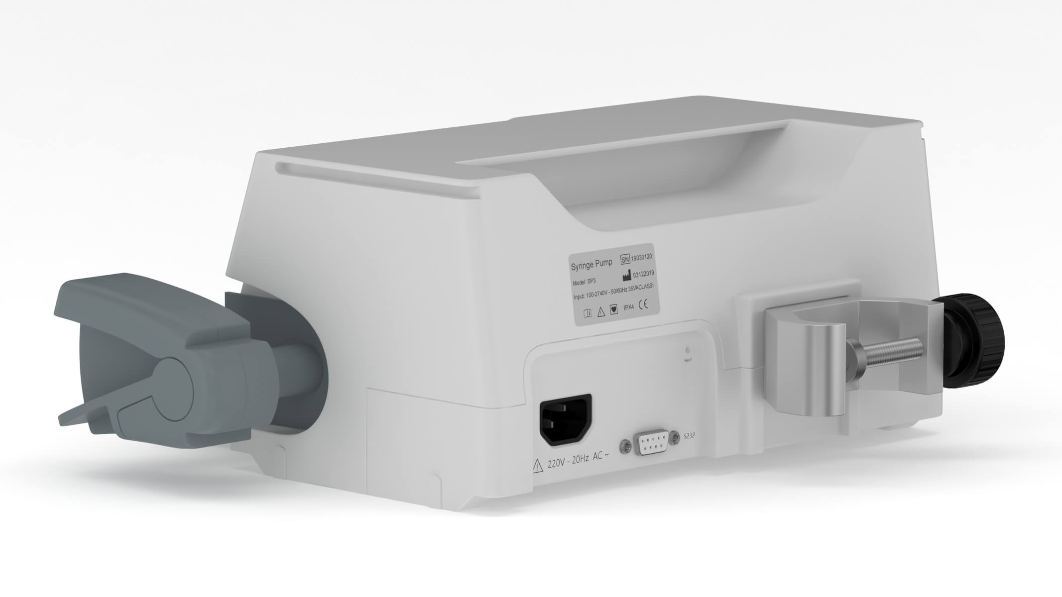 Medical Syringe Pump - 3D Model by frezzy