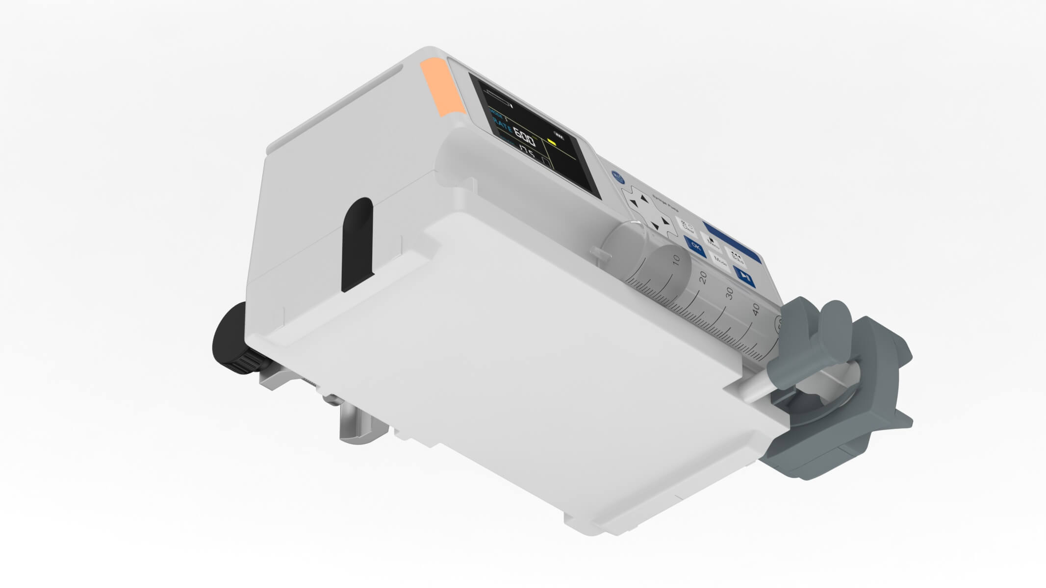 Medical Syringe Pump - 3D Model by frezzy