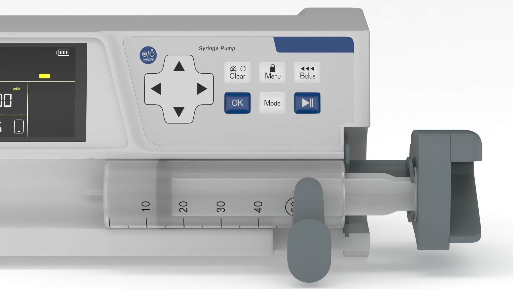 Medical Syringe Pump - 3D Model by frezzy