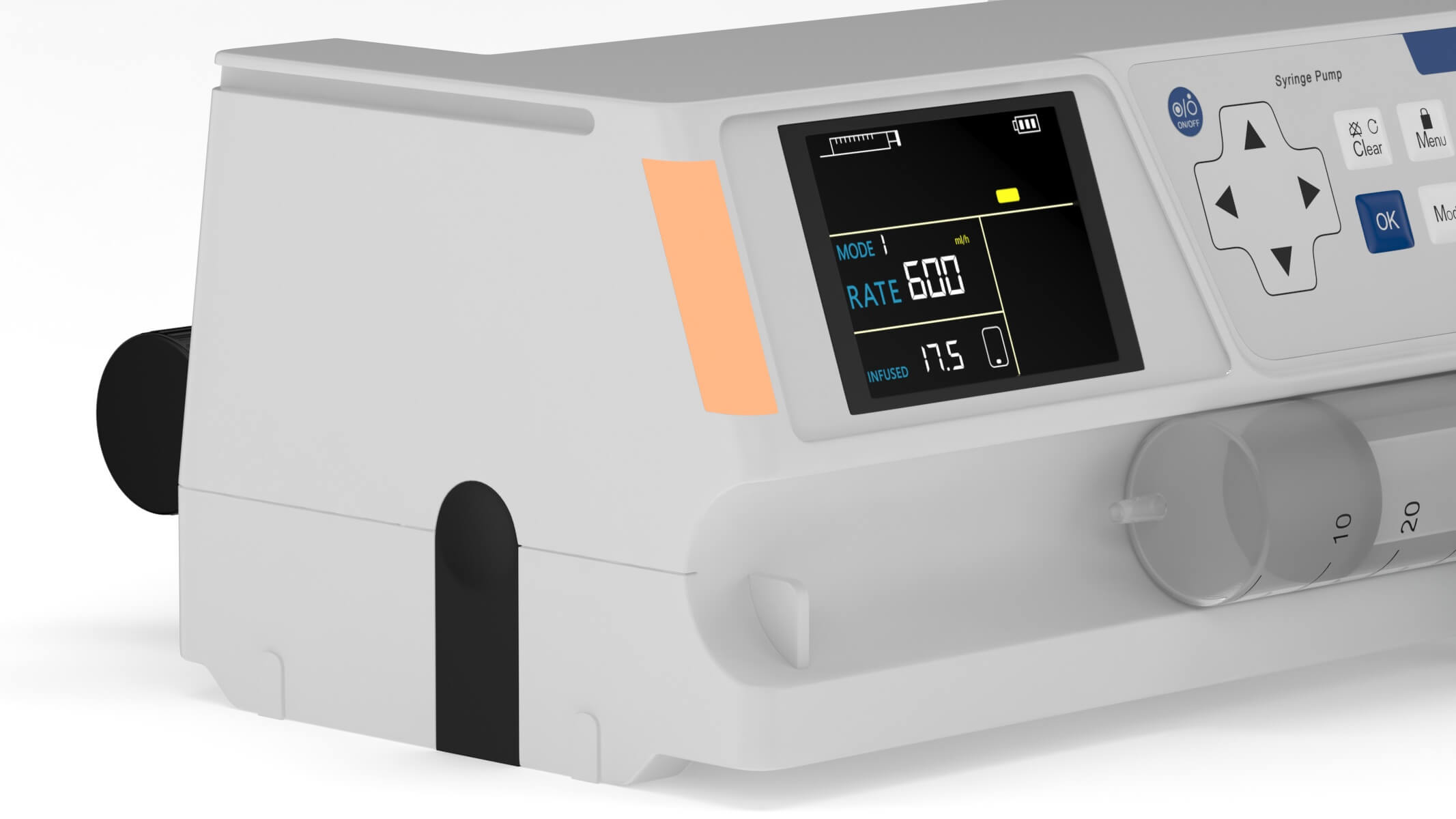 Medical Syringe Pump - 3D Model by frezzy