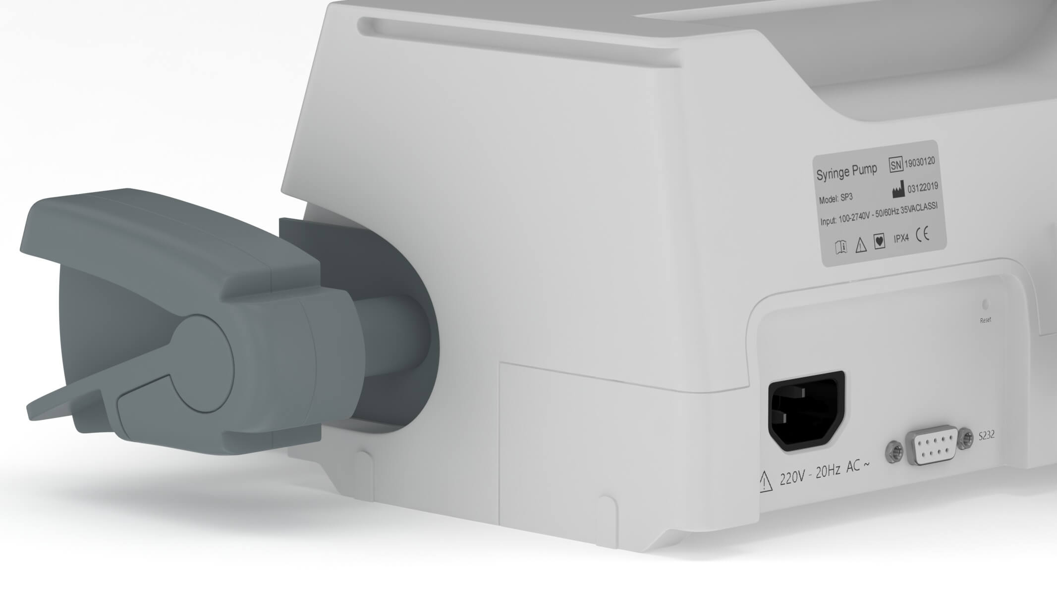 Medical Syringe Pump - 3D Model by frezzy