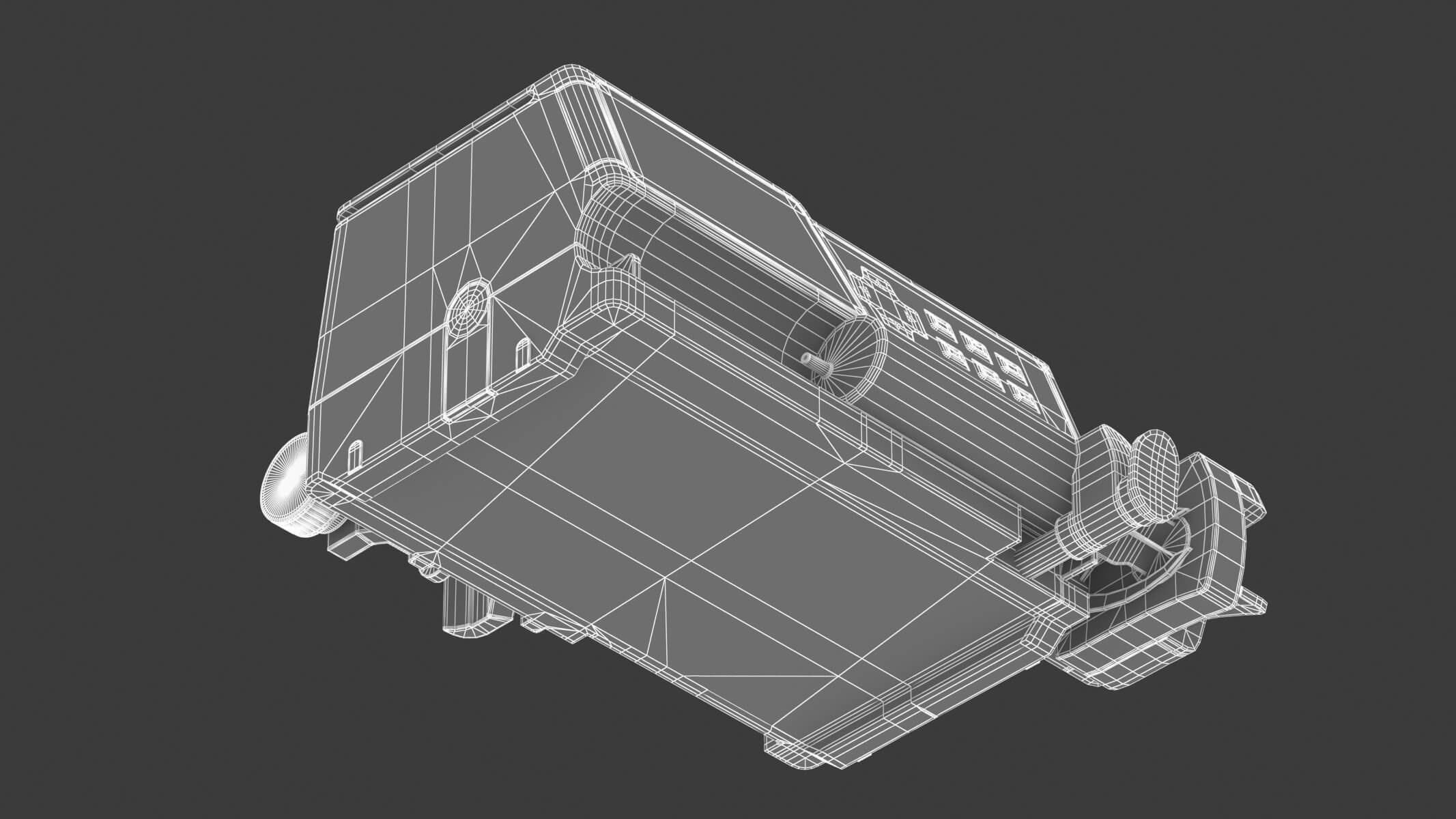 Medical Syringe Pump - 3D Model by frezzy