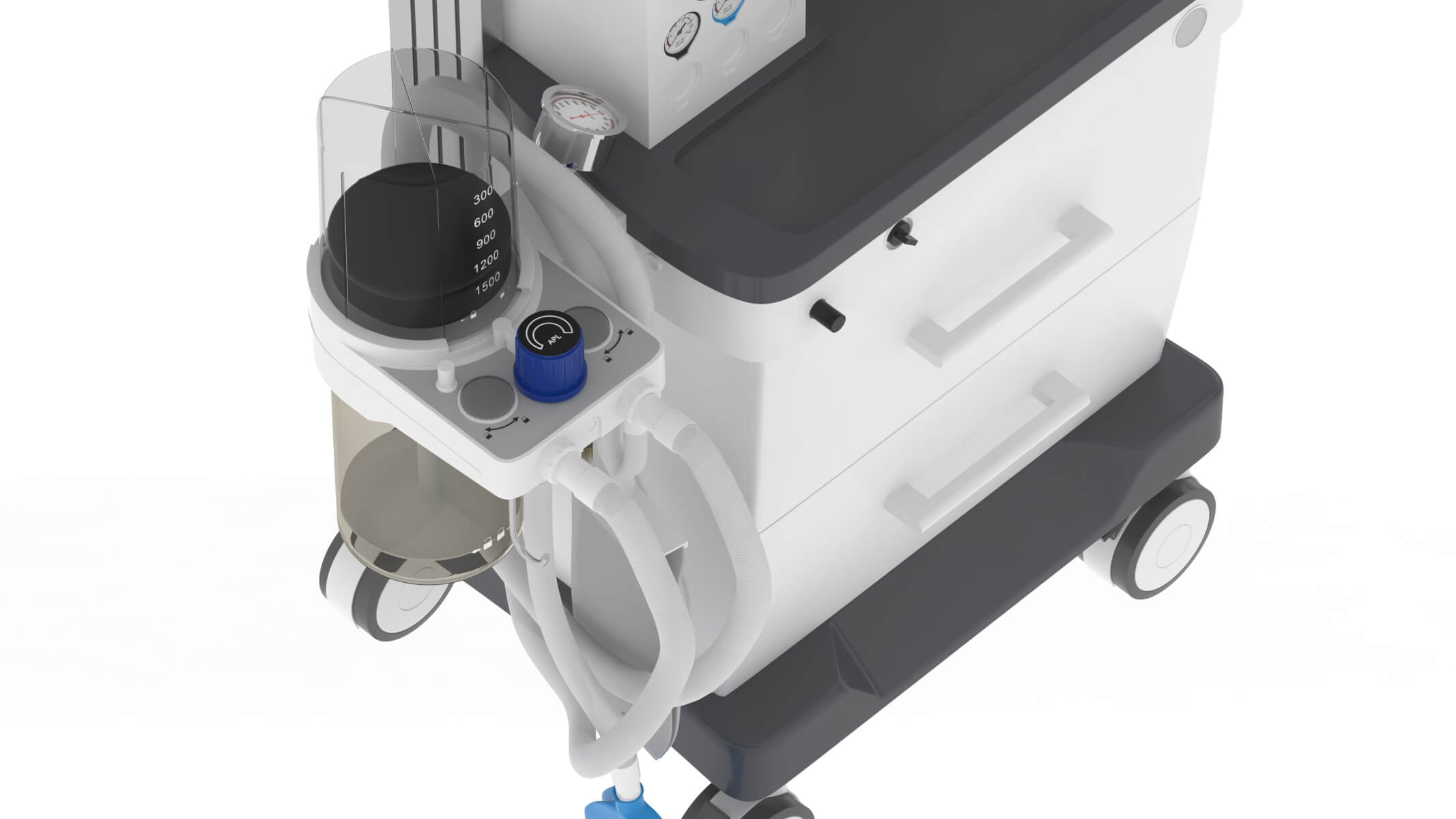Medical Ventilator Anesthesia - 3D Model by frezzy