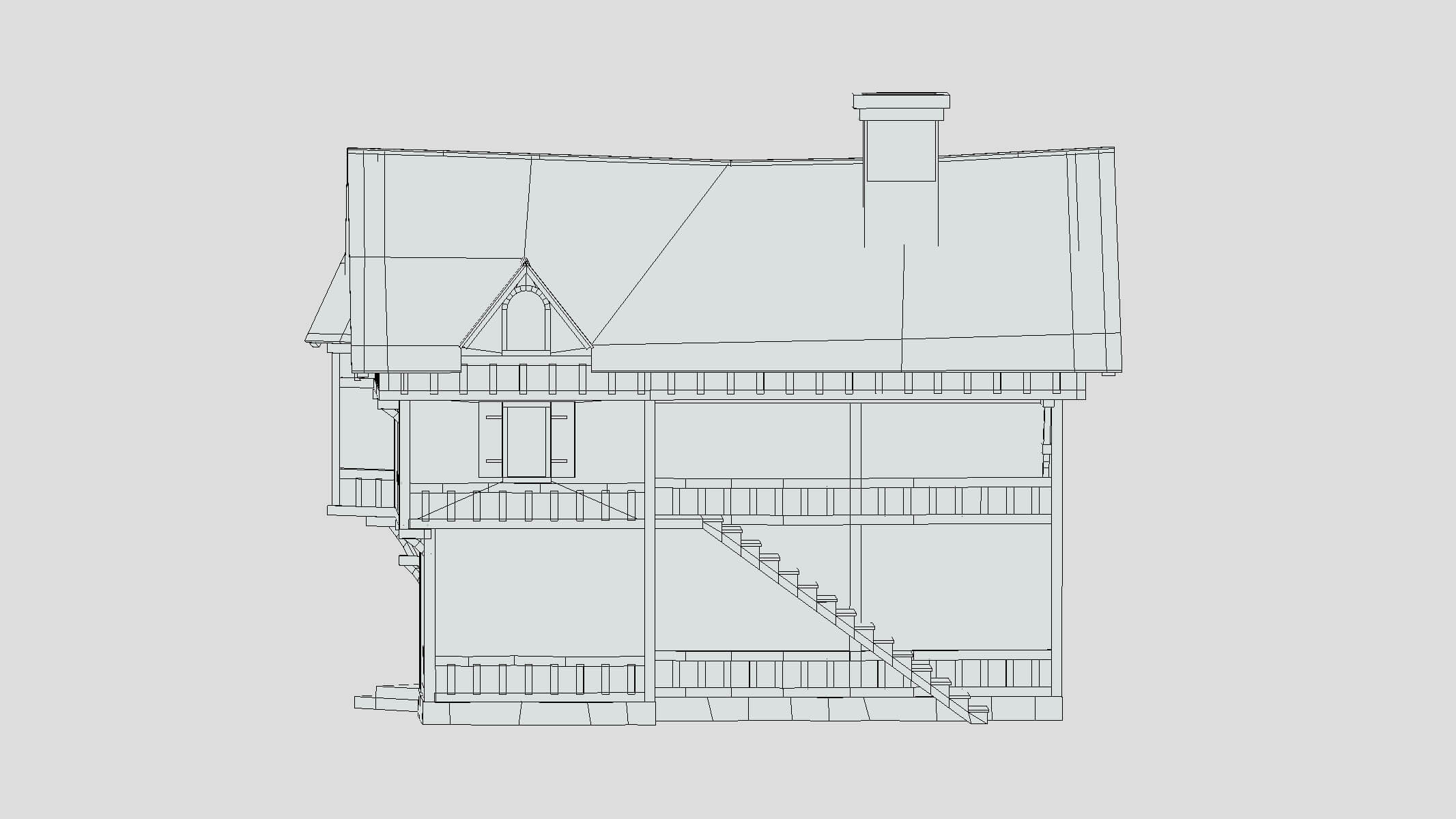 Medieval Building 01 Low Poly - 3D Model by frezzy
