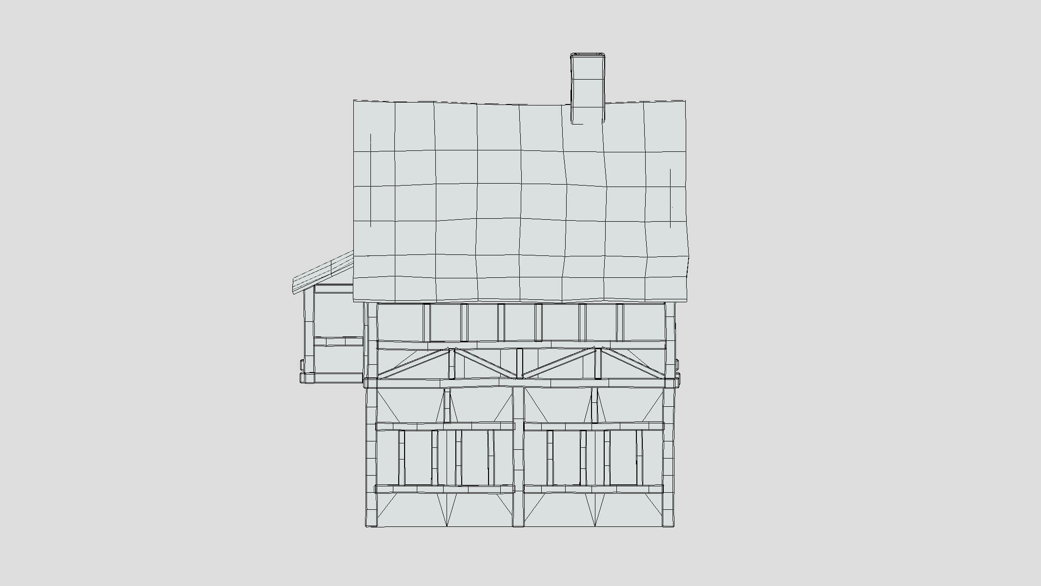 Medieval Building 02 Low Poly - 3D Model by frezzy