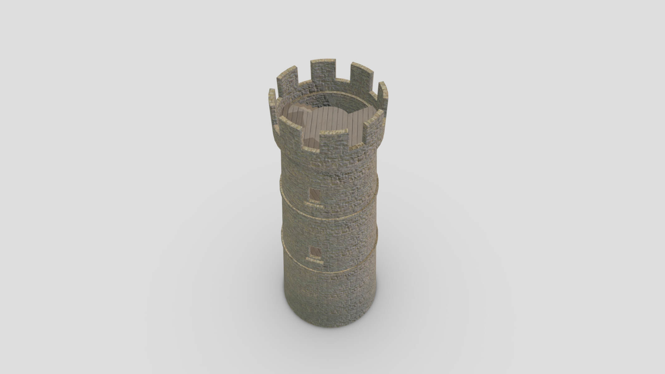 Medieval Castle Module 01 - 3D Model by frezzy