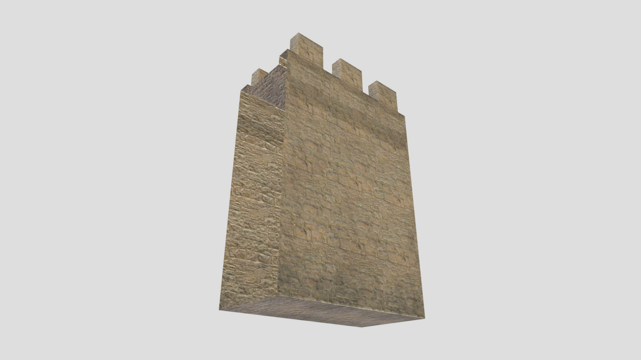 Medieval Castle Module 02 - 3D Model by frezzy