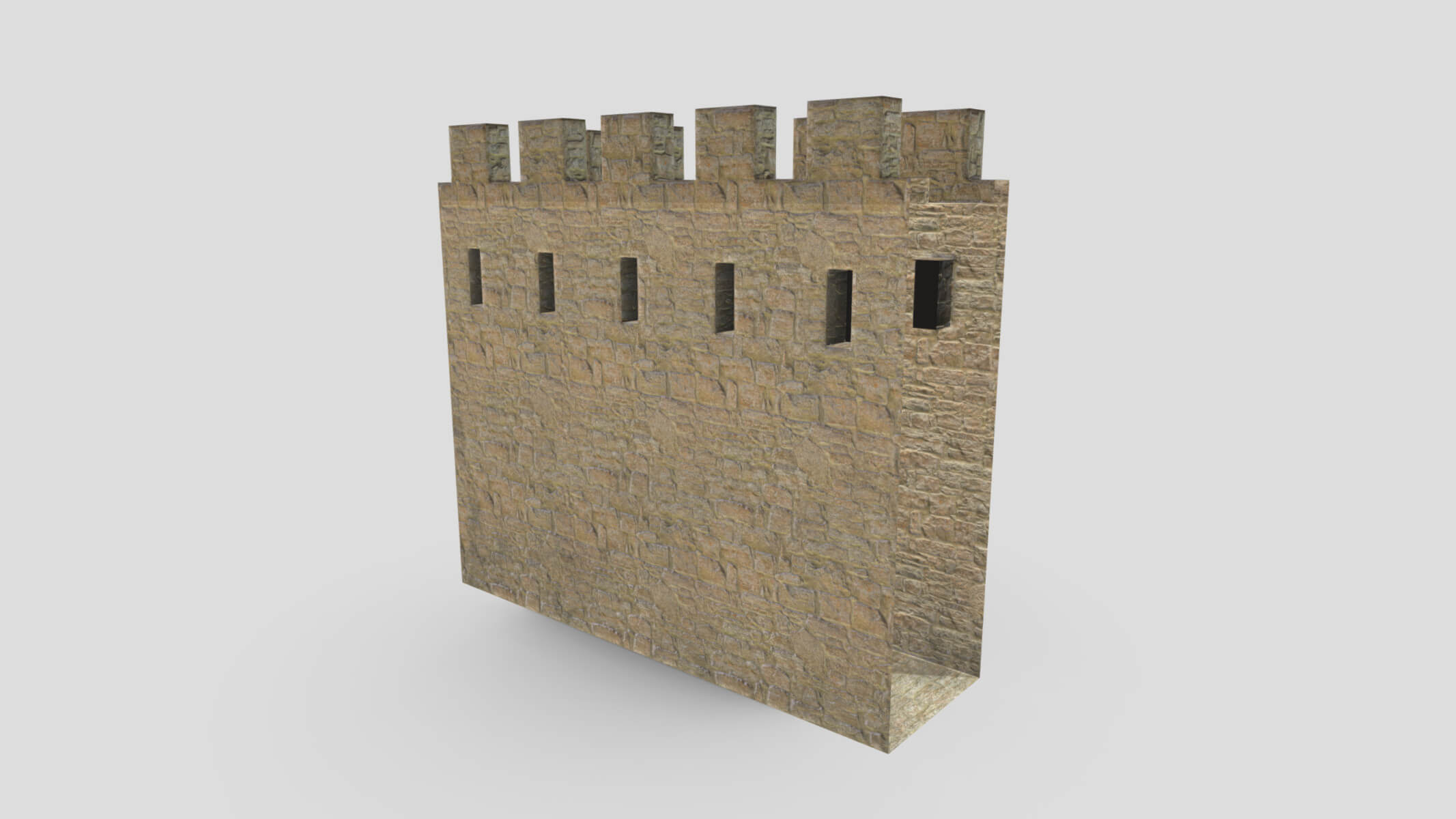 Medieval Castle Module 03 - 3D Model by frezzy