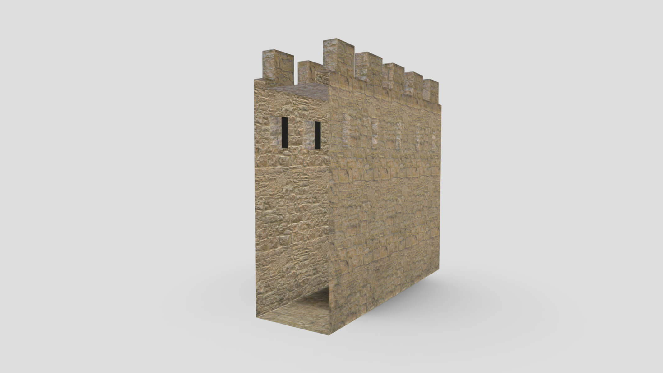 Medieval Castle Module 03 - 3D Model by frezzy