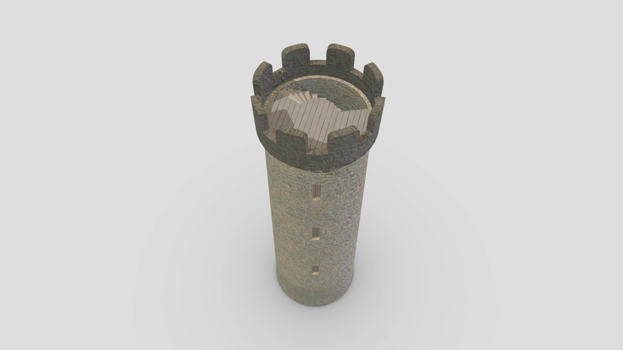 Medieval Castle Module 04 - 3D Model by frezzy