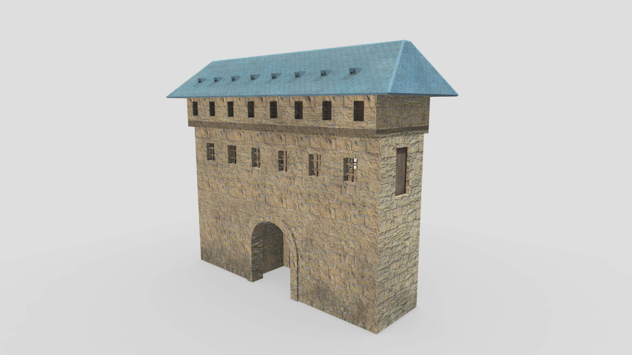 Medieval Castle Module 05 - 3D Model by frezzy