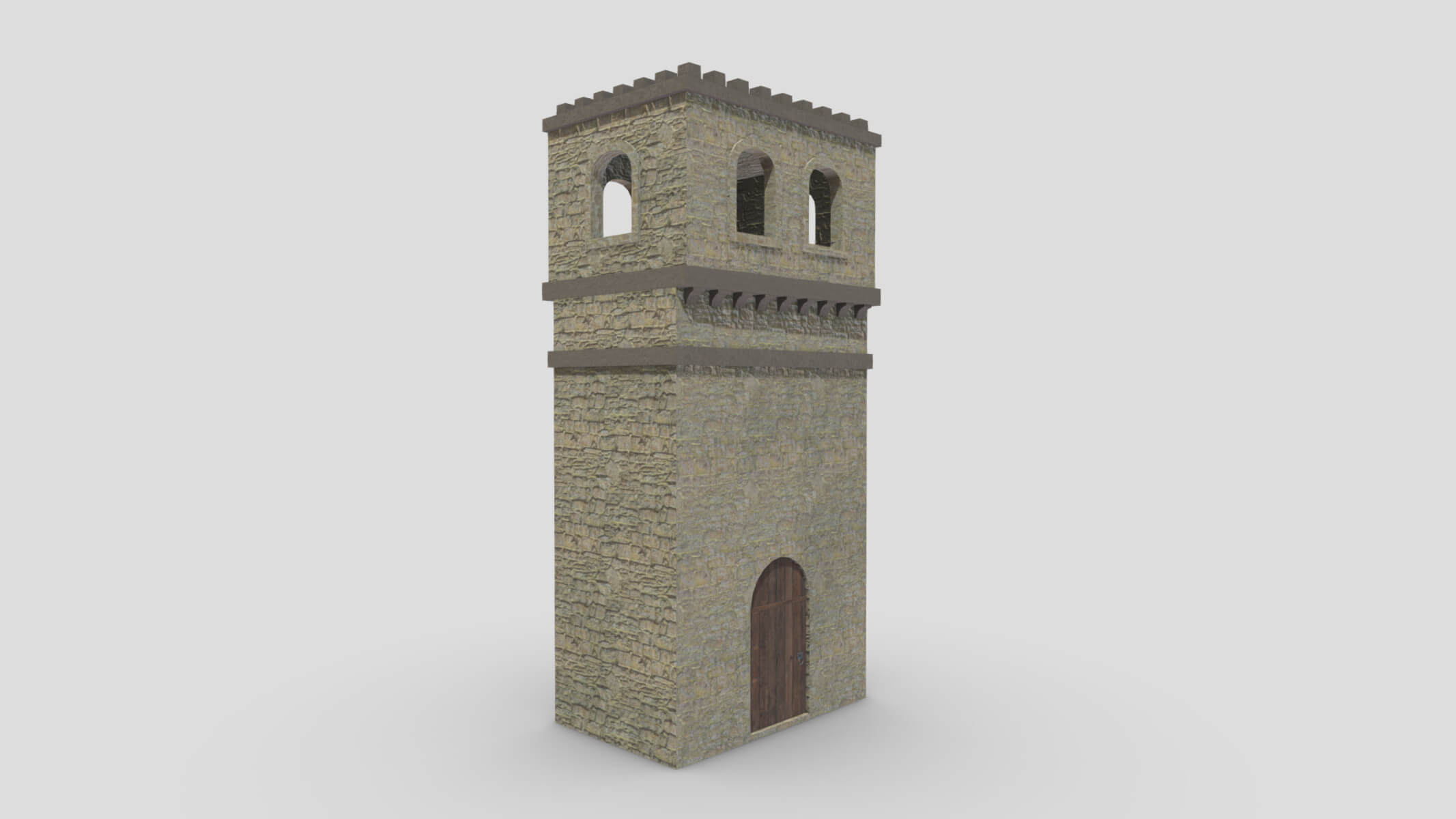 Medieval Castle Module 06 - 3D Model by frezzy