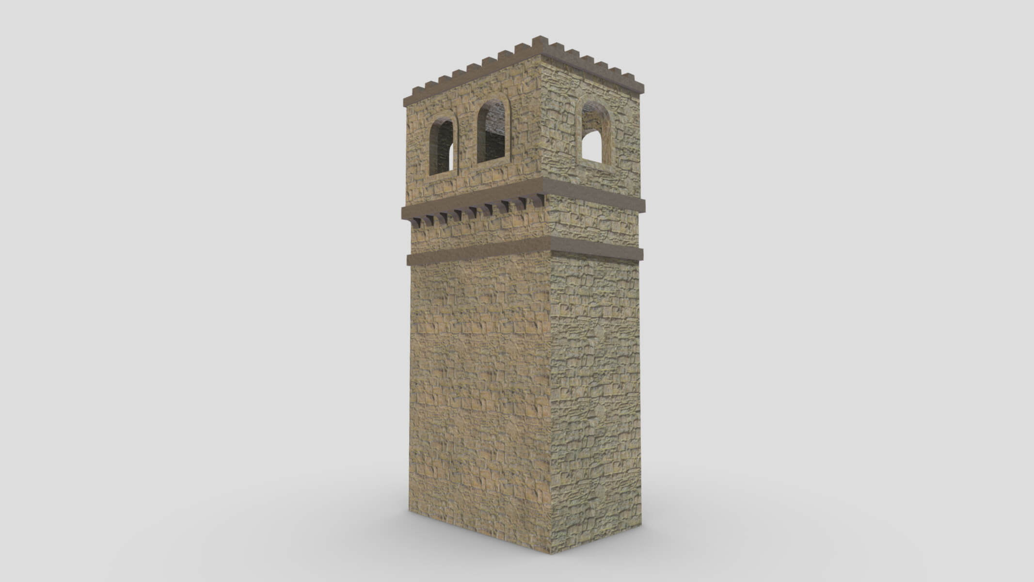 Medieval Castle Module 06 - 3D Model by frezzy