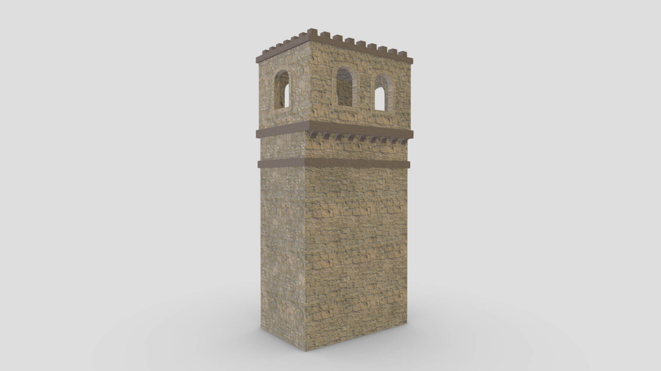 Medieval Castle Module 06 - 3D Model by frezzy