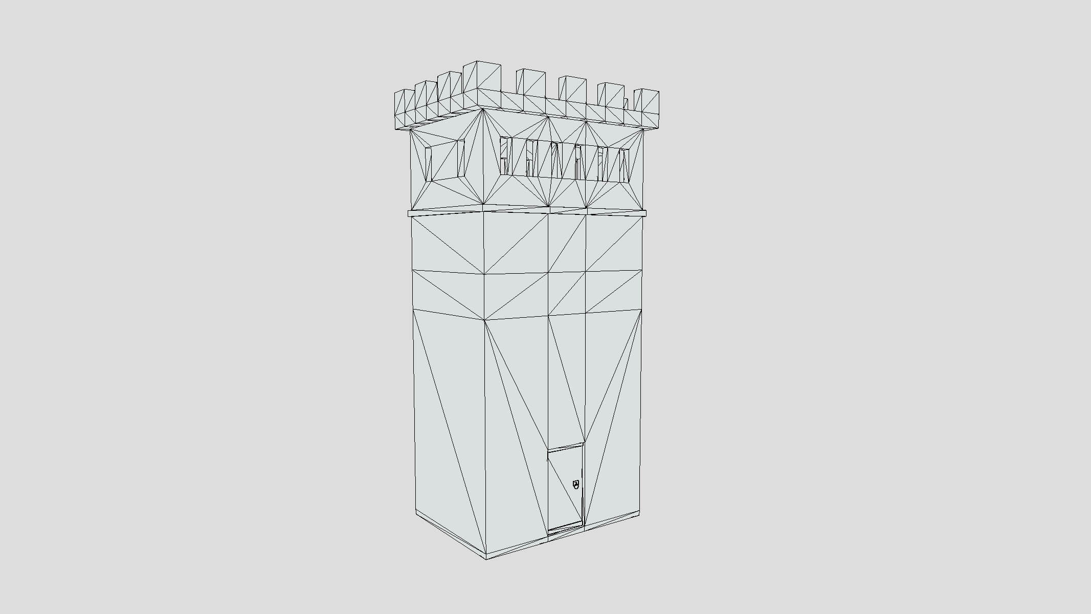 Medieval Castle Module 07 - 3D Model by frezzy
