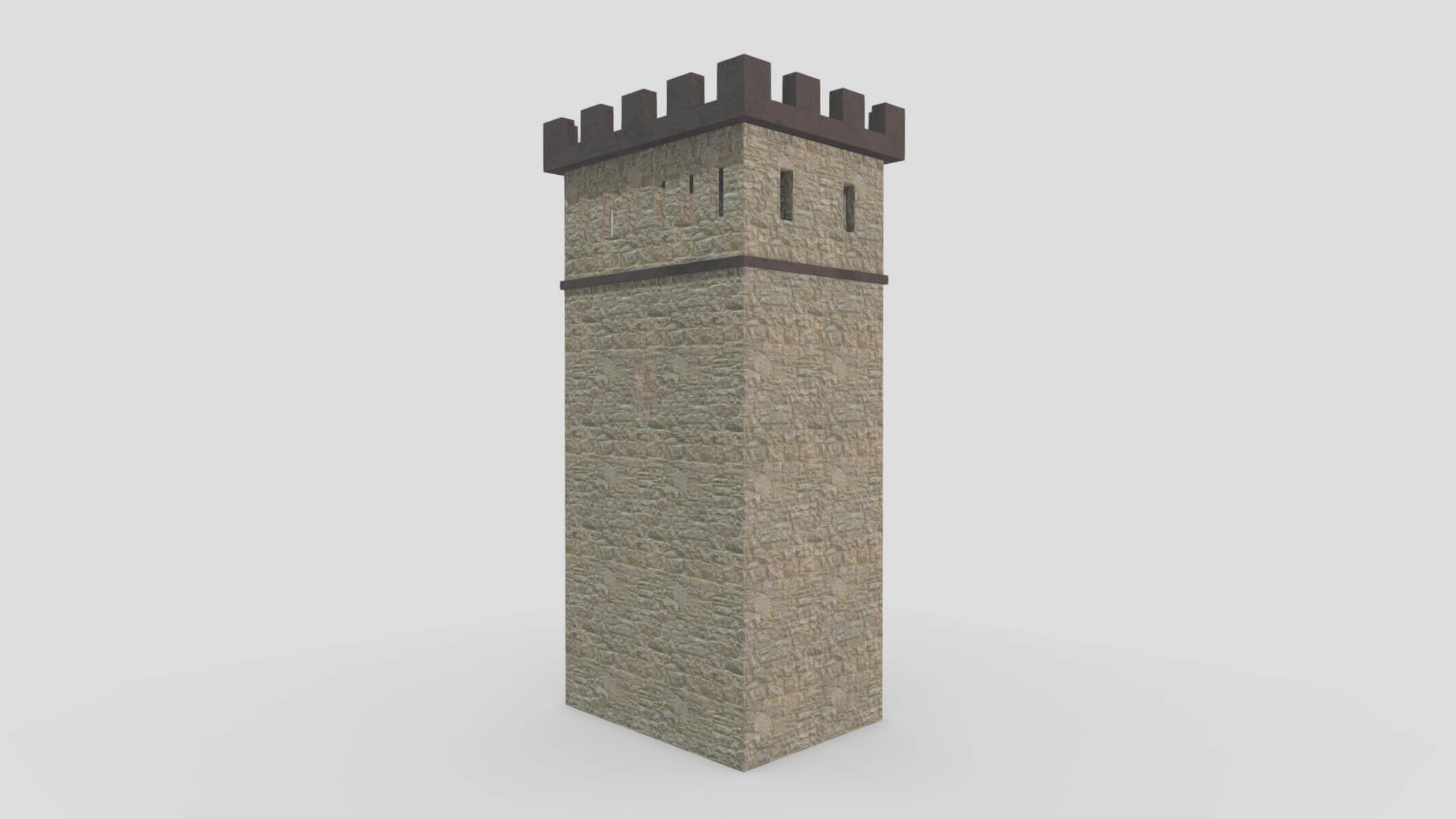 Medieval Castle Module 07 - 3D Model by frezzy