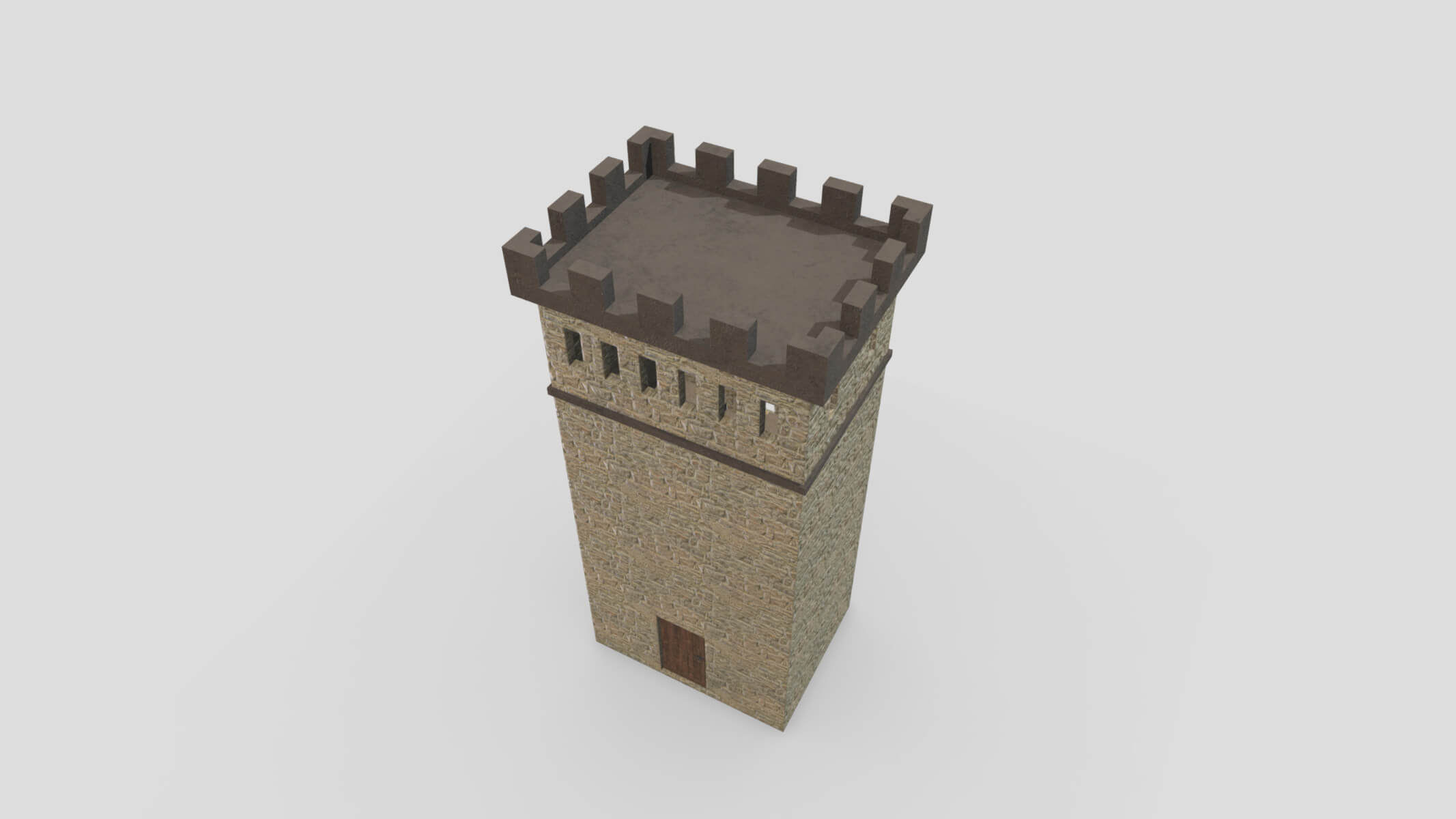 Medieval Castle Module 07 - 3D Model by frezzy