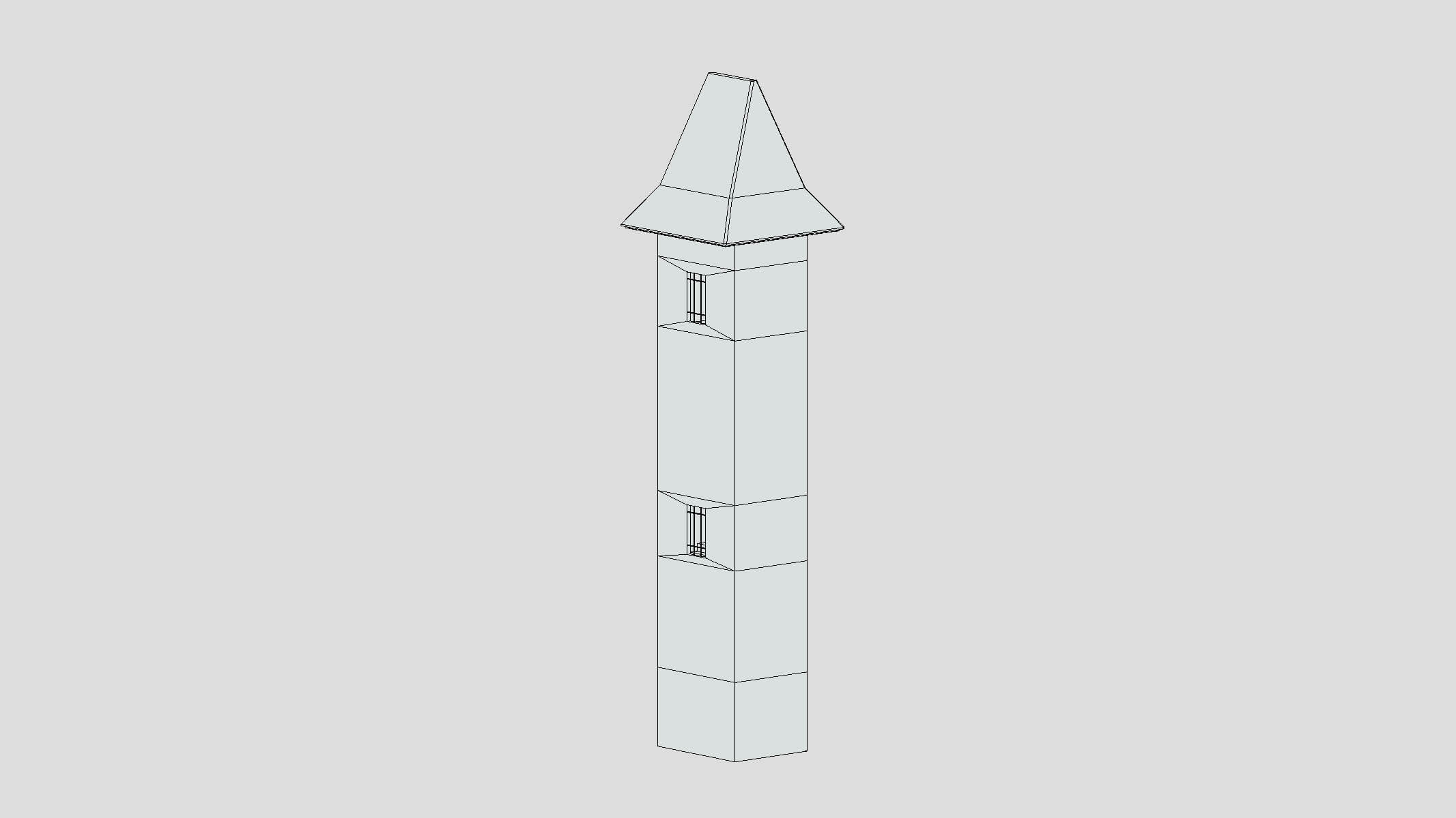 Medieval Castle Module 11 - 3D Model by frezzy