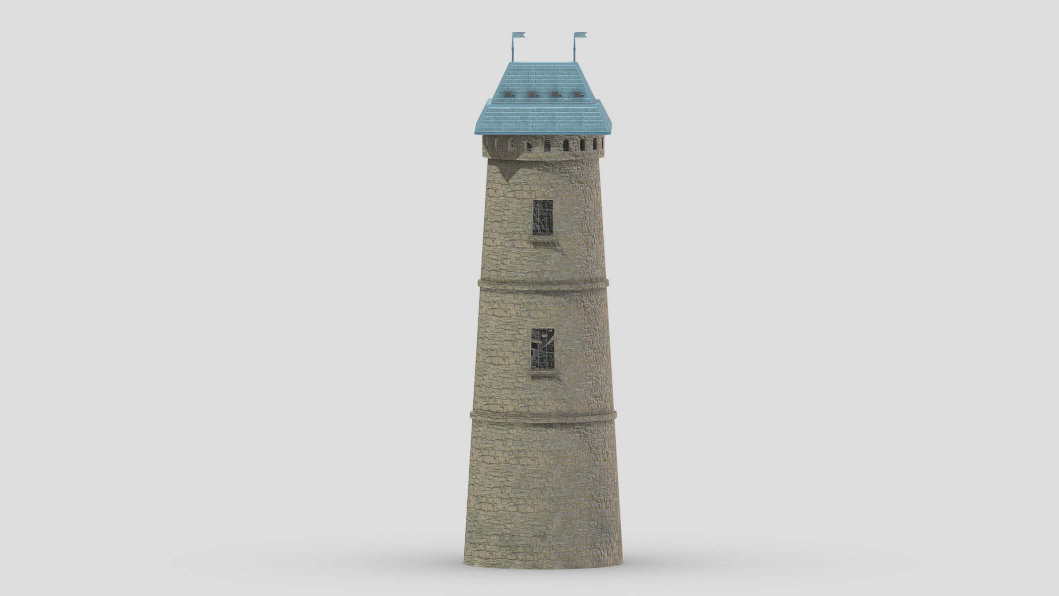 Medieval Castle Module 12 - 3D Model by frezzy