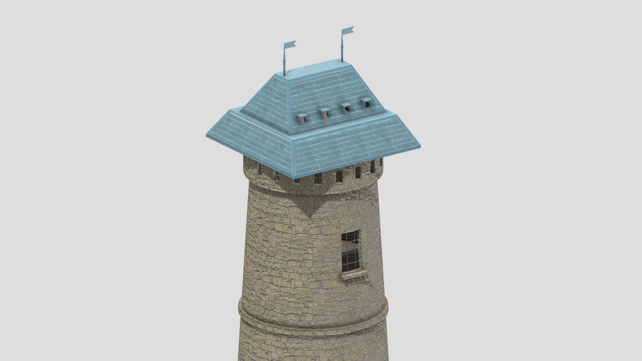 Medieval Castle Module 12 - 3D Model by frezzy