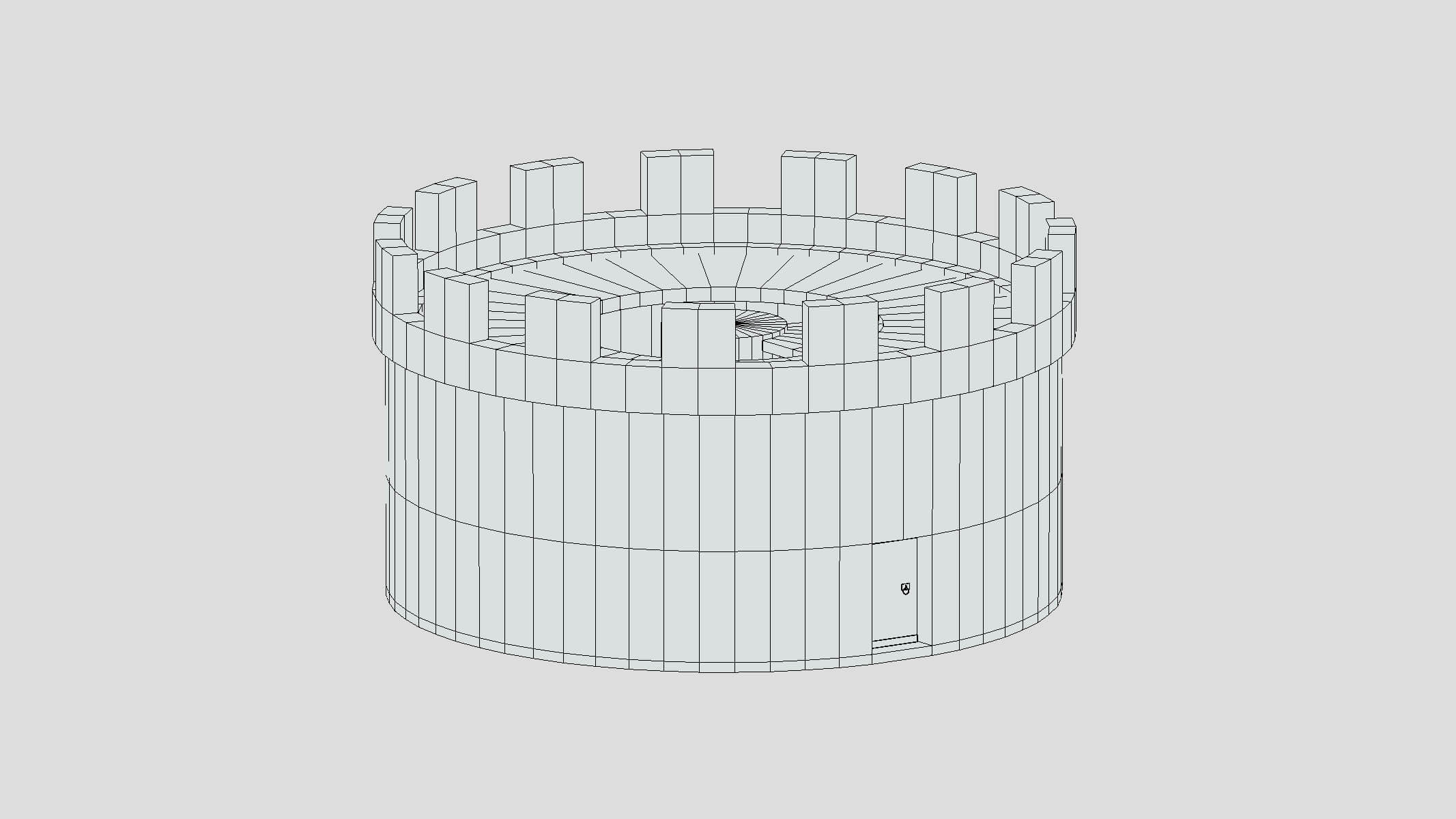 Medieval Castle Module 13 - 3D Model by frezzy