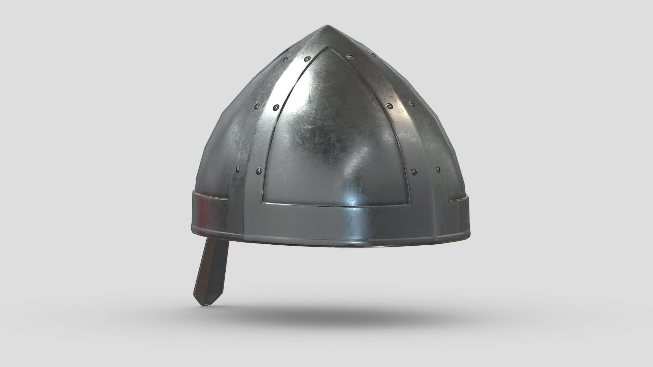 Medieval Helmet 05 Low Poly - 3D Model by frezzy