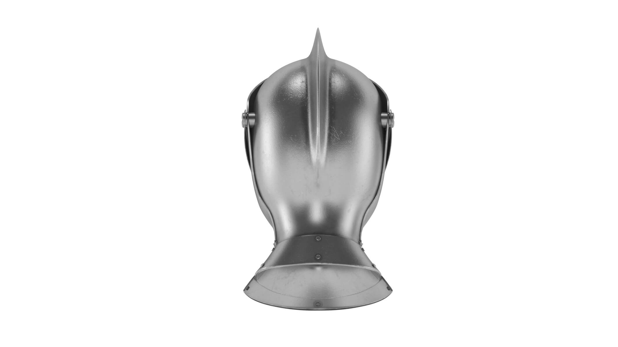 Medieval Knight Armet Helmet - 3D Model by frezzy