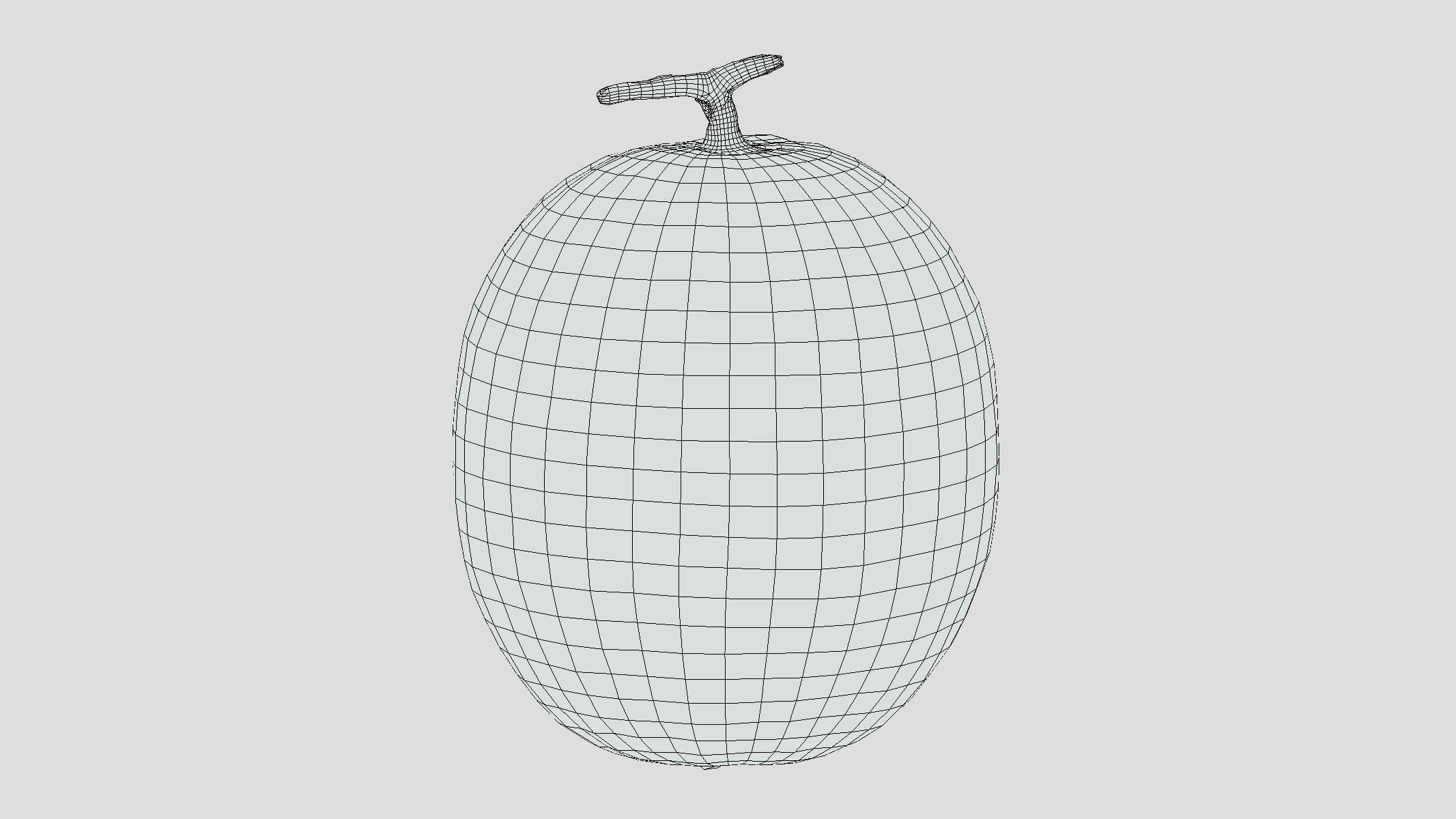 Melon 01 Low Poly - 3D Model by frezzy