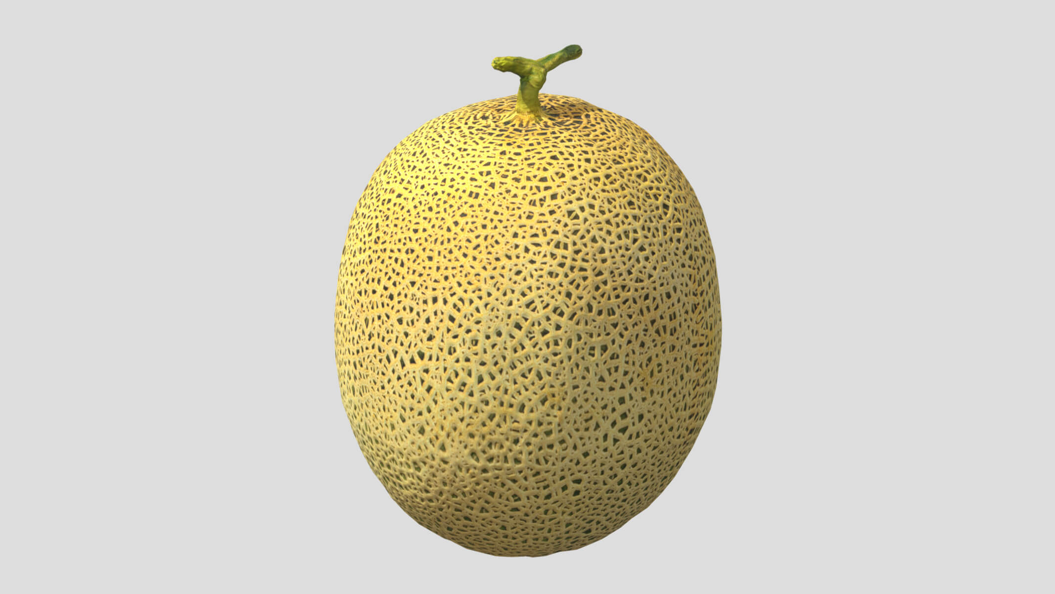 Melon 01 Low Poly - 3D Model by frezzy