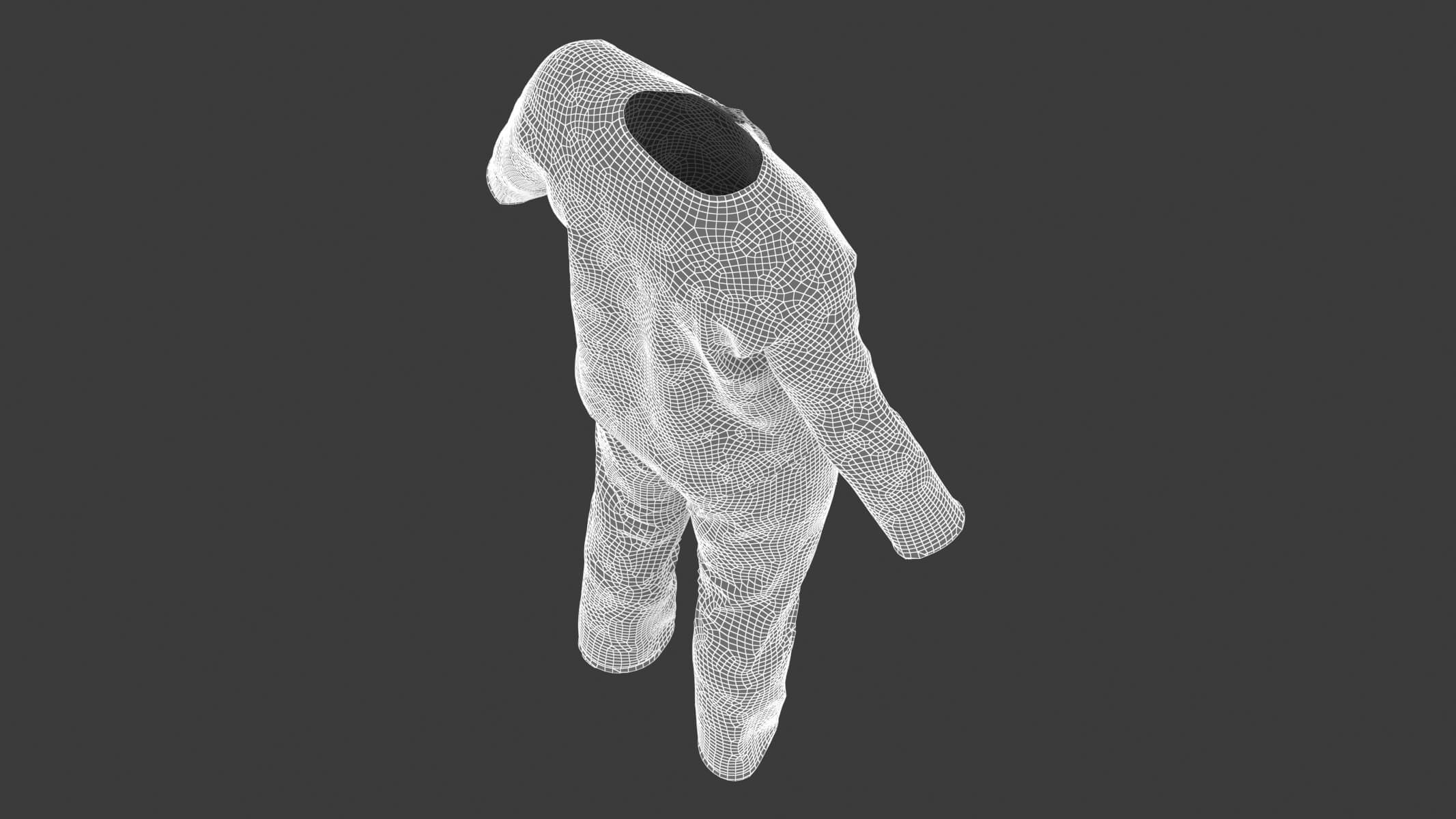 Men Outfit 01 - 3D Model by frezzy